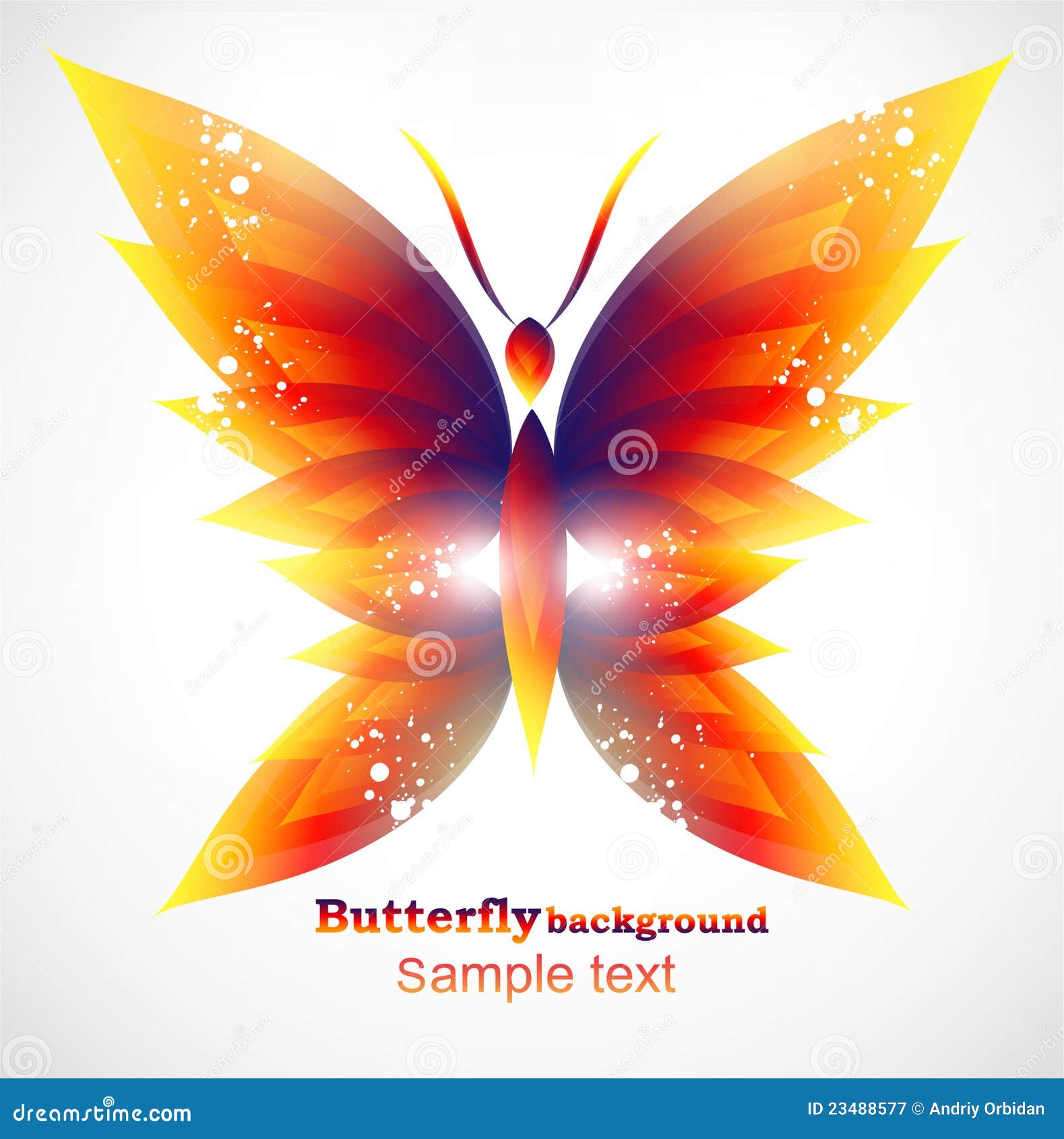 Butterfly background stock vector. Illustration of frame - 23488577