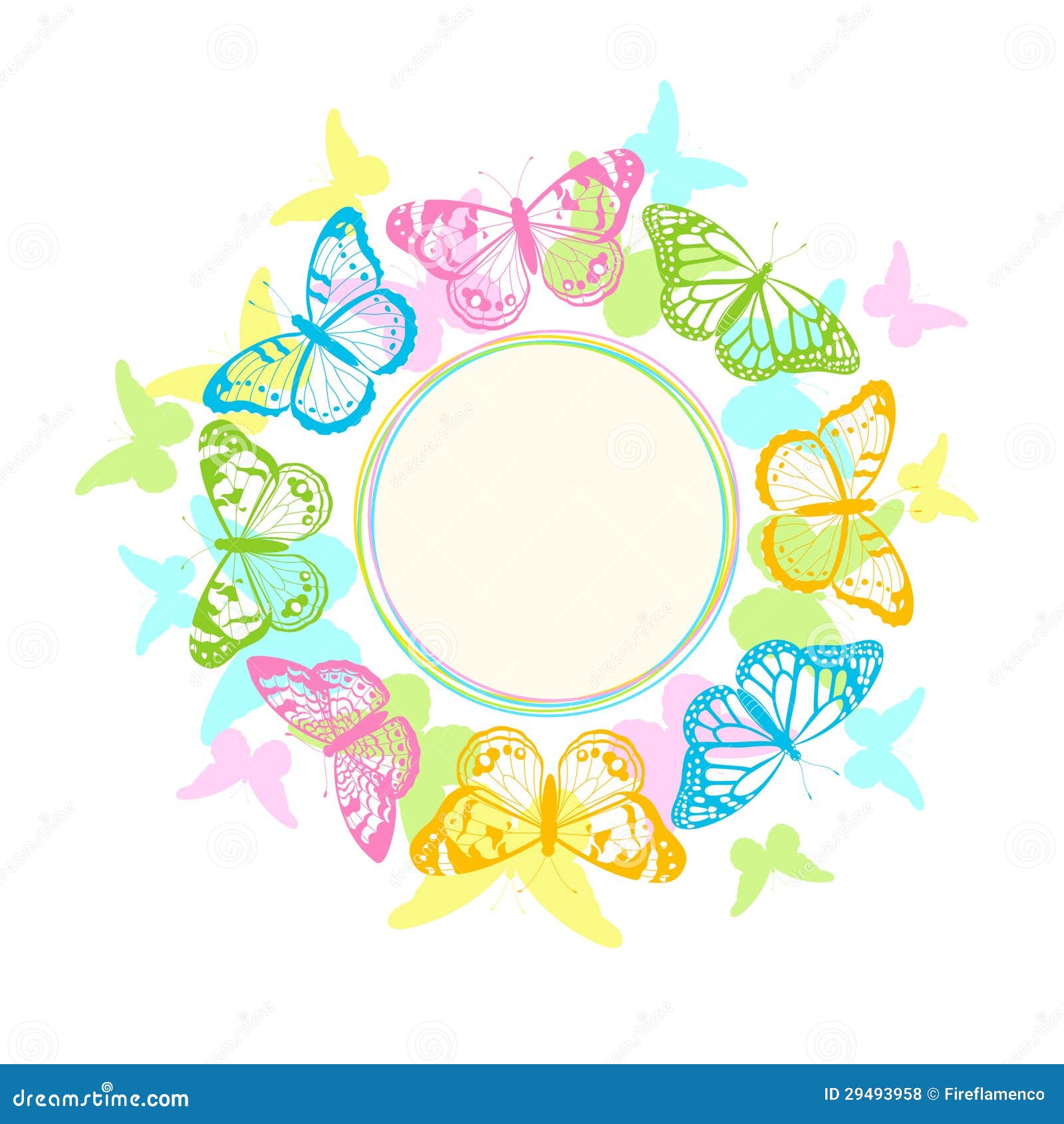 Butterfly banner stock vector. Illustration of space - 29493958