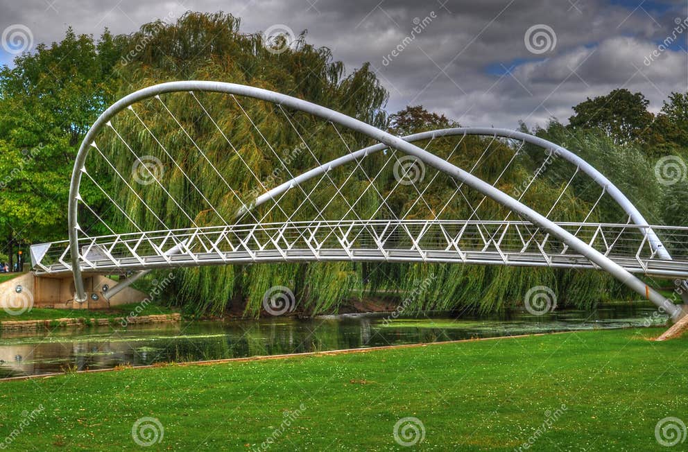 Butterfly Bridge stock image. Image of city, bridge, town - 10999909