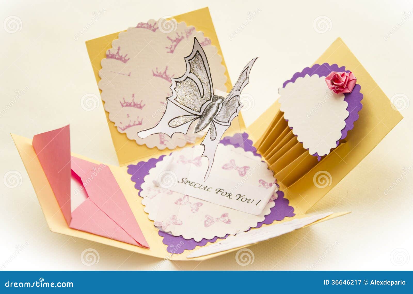 Butterfly card stock image. Image of modern, abstract - 36646217