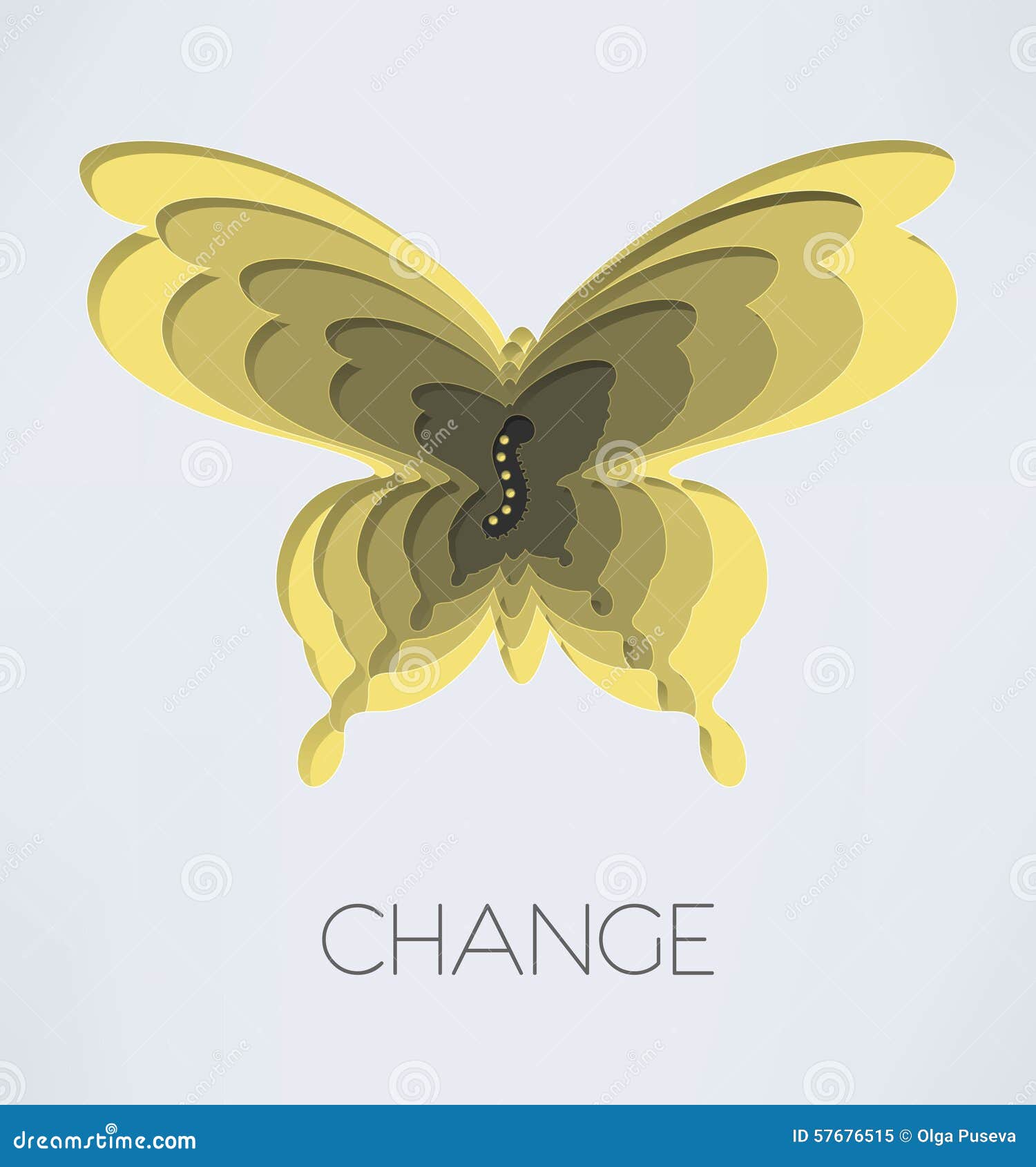 Butterfly Hatching Isolated Cartoon Vector Illustration Set ...