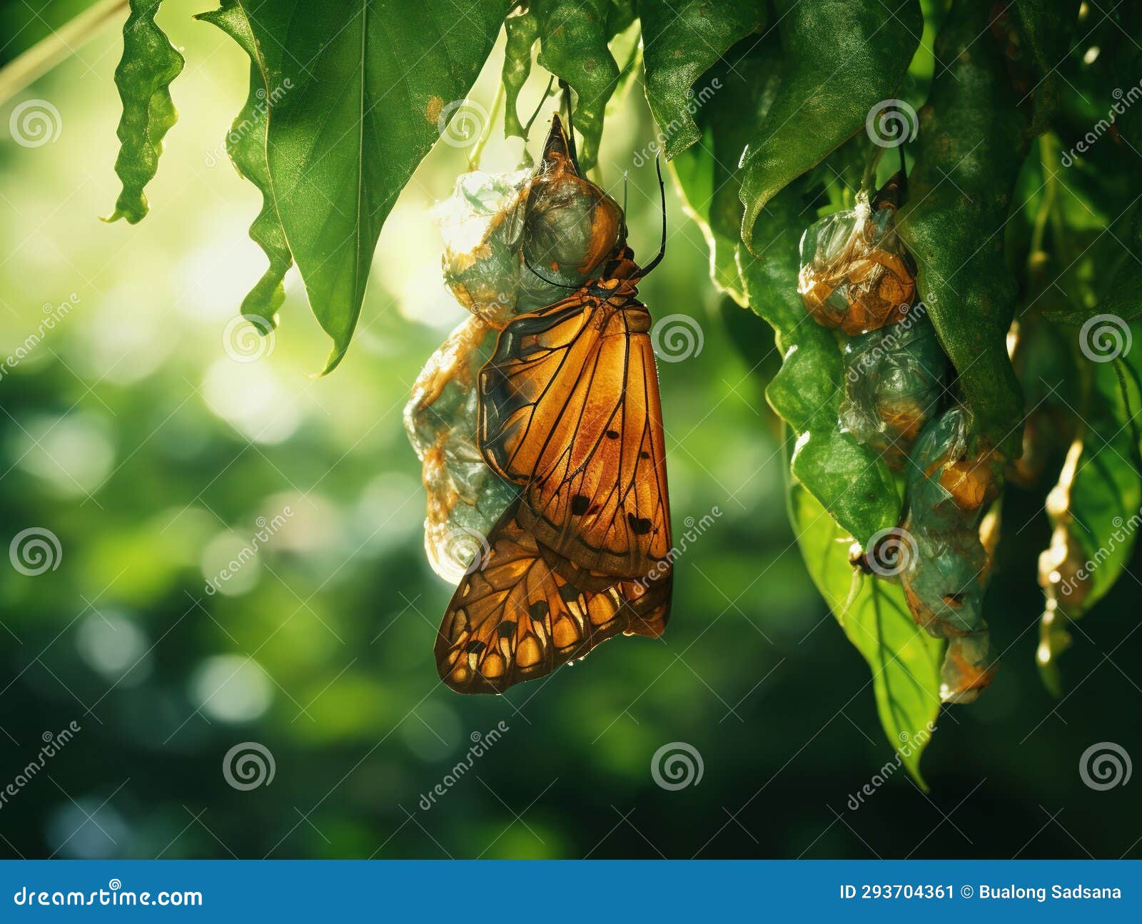 Butterfly Chrysalis Stock Illustration | CartoonDealer.com #293704363