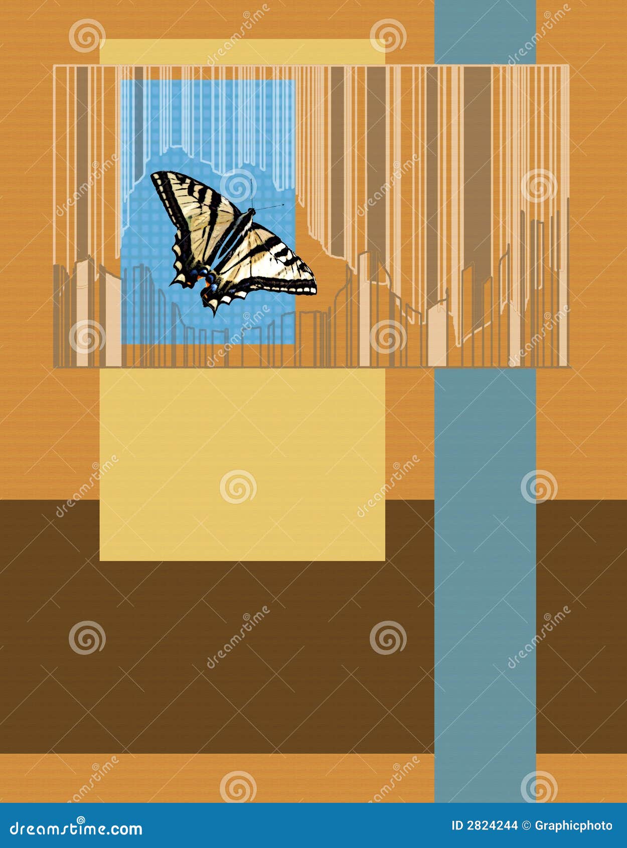 Butterfly Collage Picture. Image: 2824244