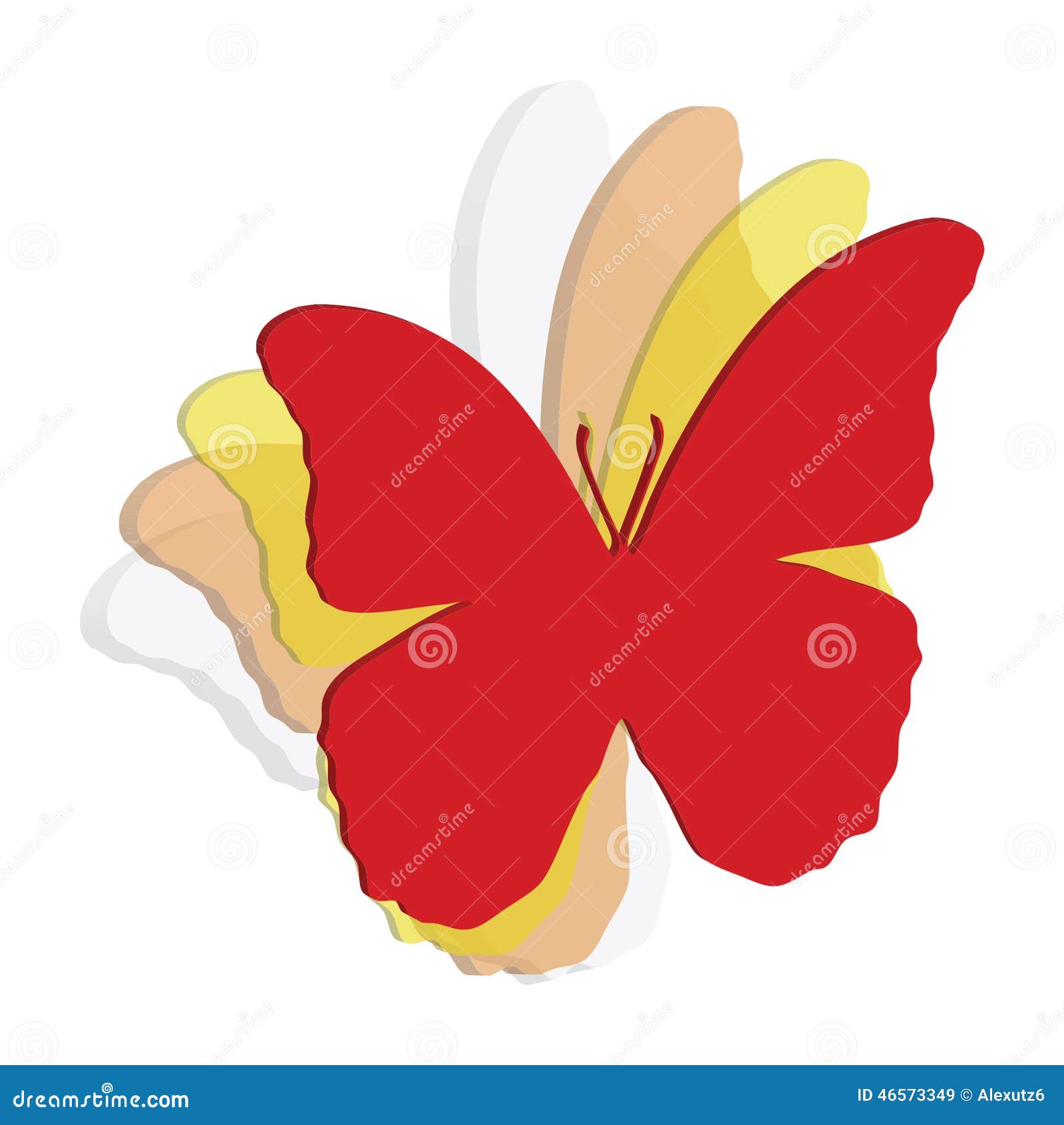 Butterfly stock vector. Illustration of backdrop, fluture - 46573349
