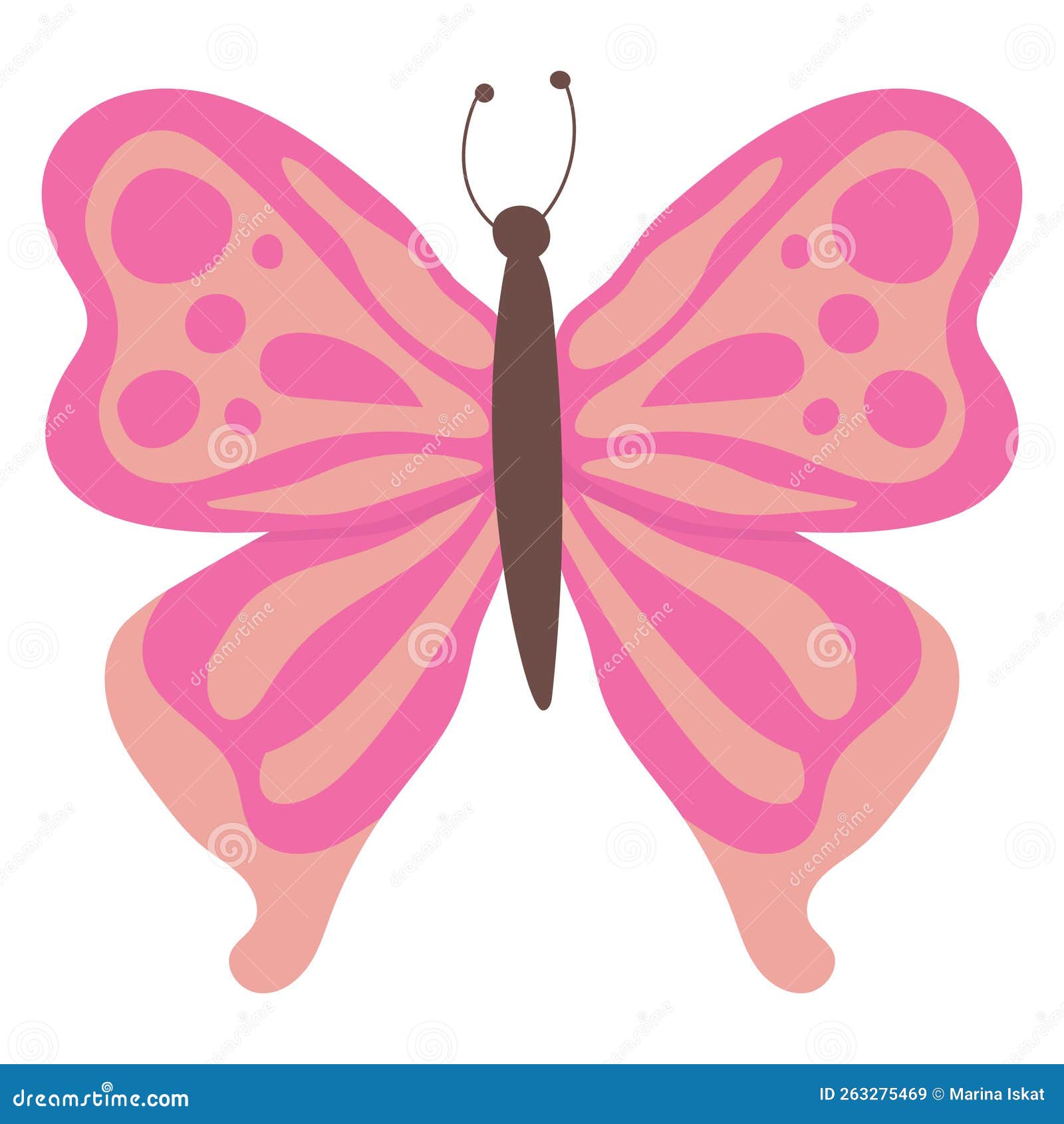 Colorful butterfly vector stock vector. Illustration of wallpaper ...