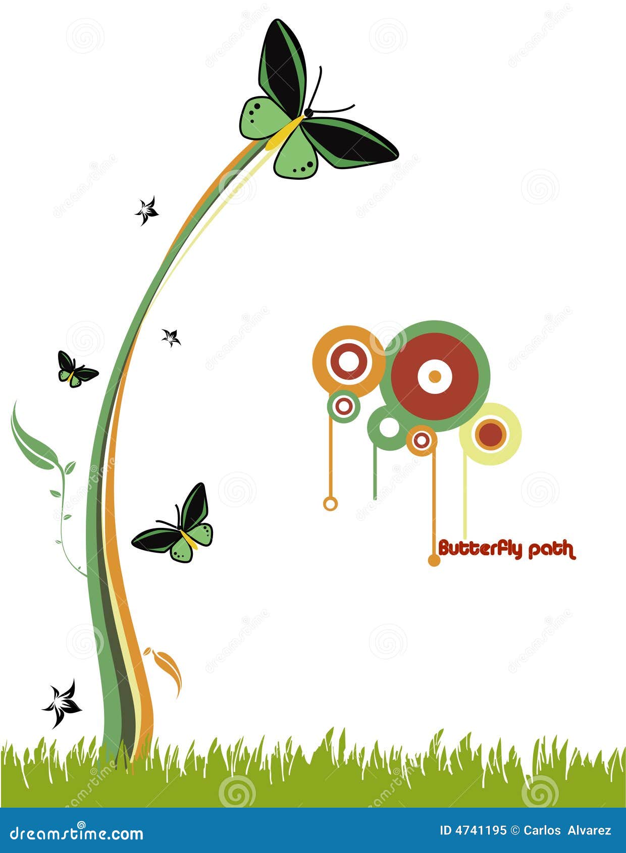 Butterfly composition stock illustration. Illustration of butterfly ...