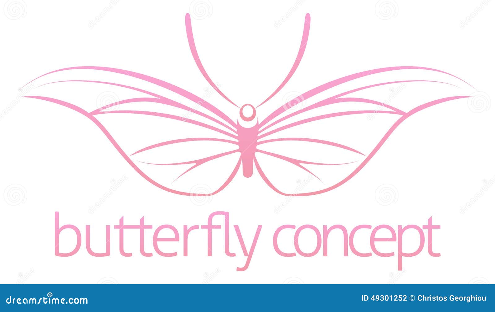 Butterfly concept stock vector. Illustration of nature - 49301252