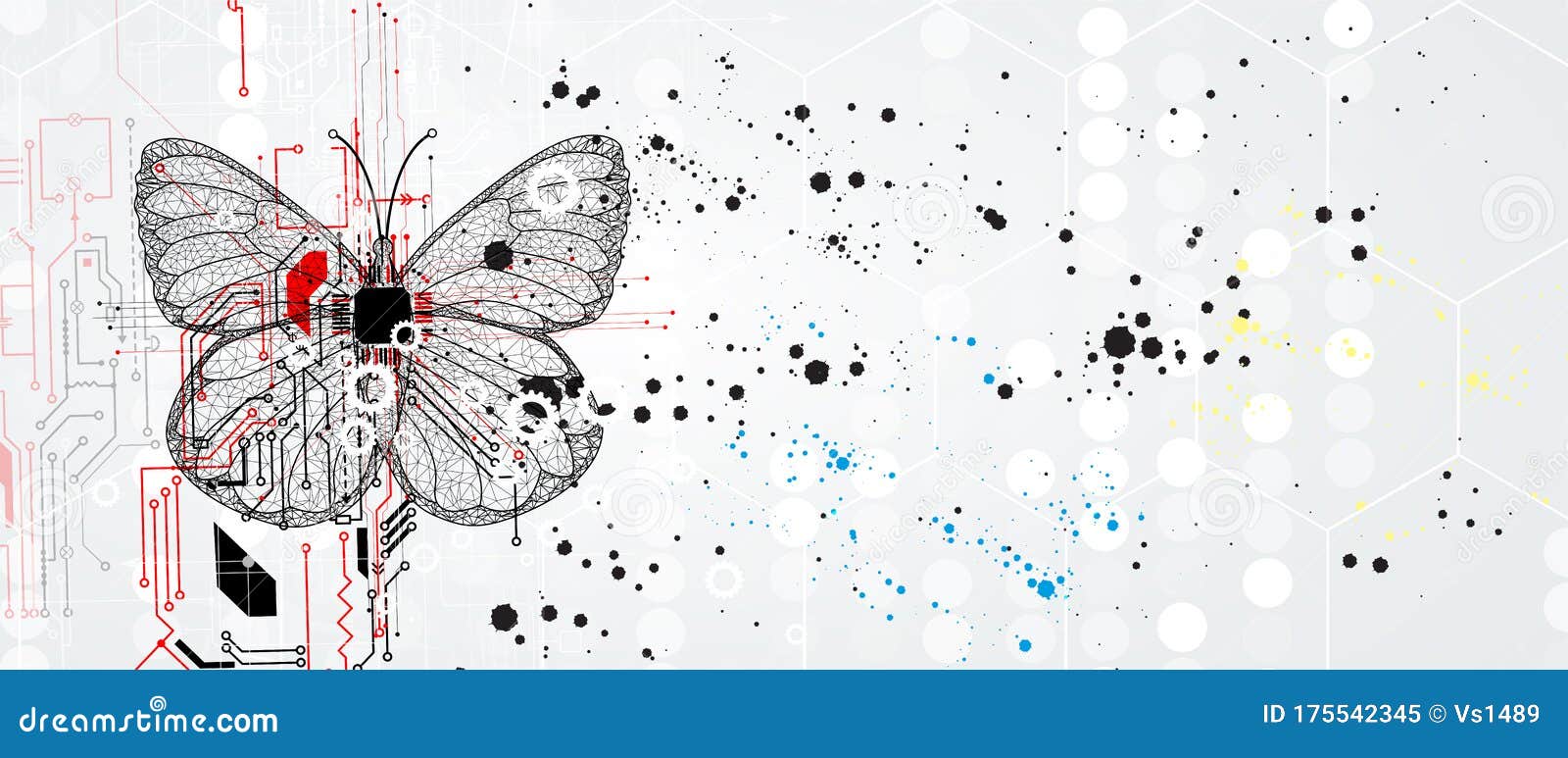 Butterfly Concept Technology Illustration of Artificial Intelligence ...