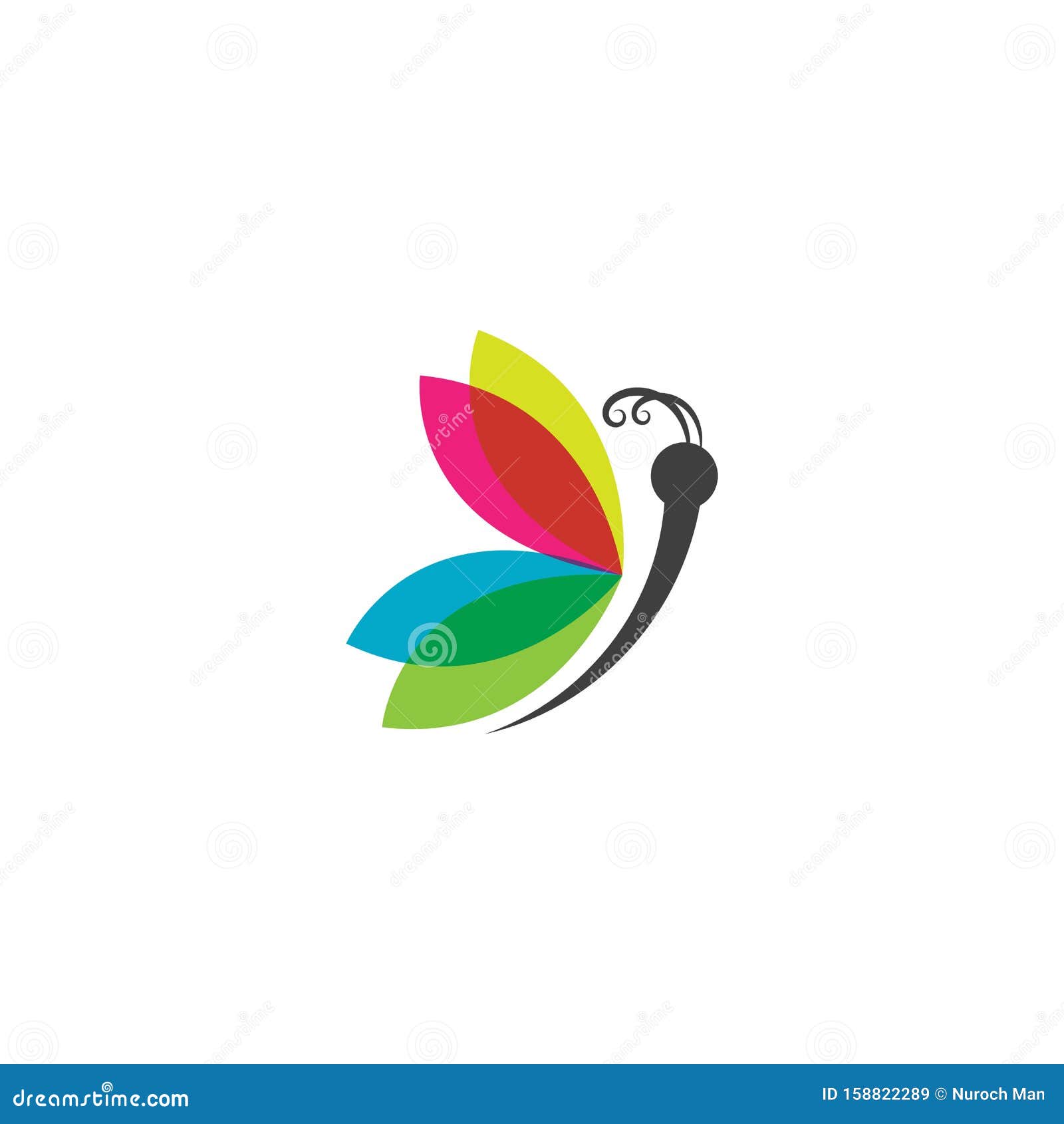 Butterfly Conceptual Simple Colorful Logo Vector. Stock Vector ... Butterfly Conceptual Simple Colorful Logo Vector. Stock Vector ...