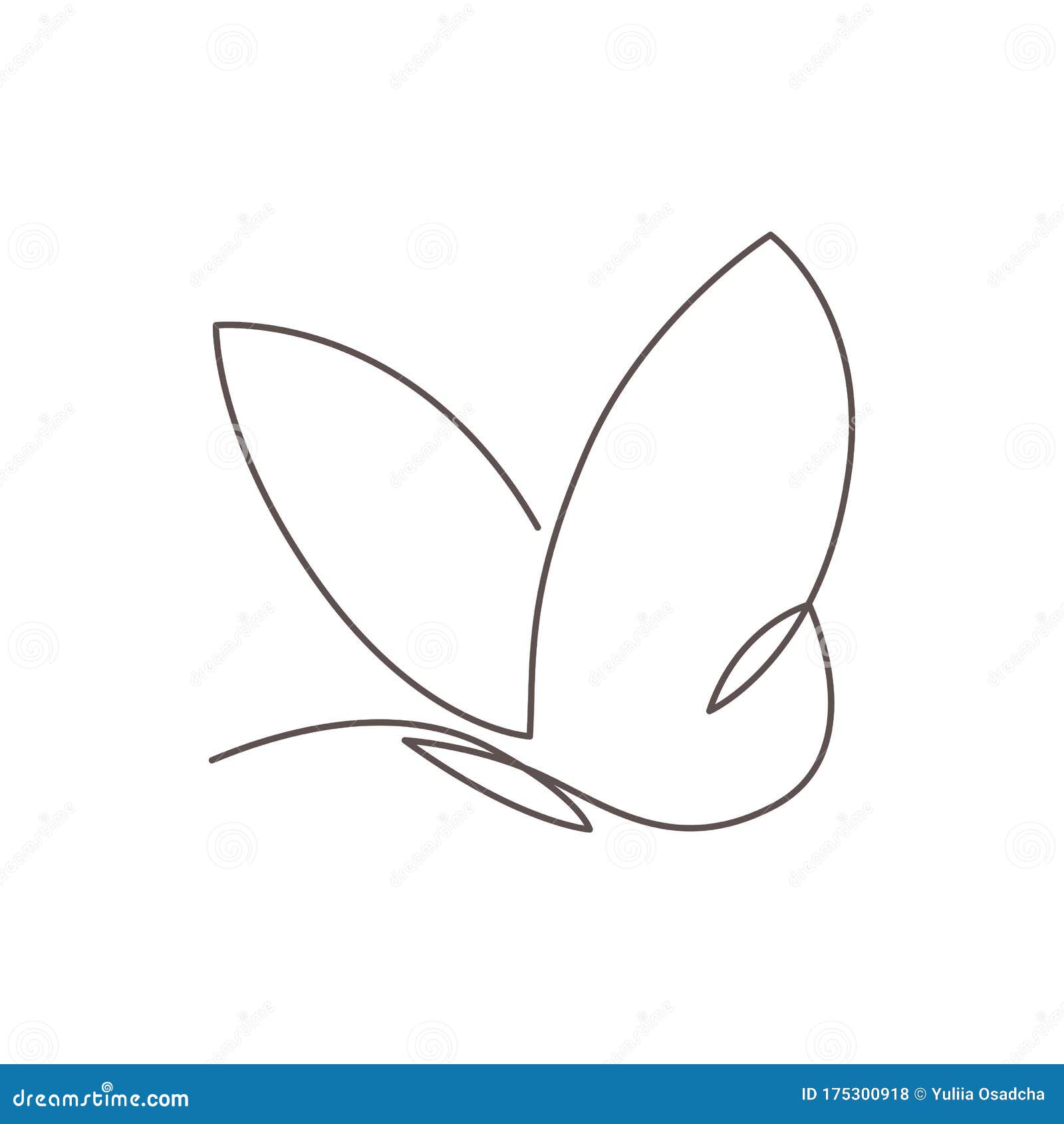 Butterfly Continuous Line Vector Illustration. Butter Fly Made with ... Butterfly Continuous Line Vector Illustration. Butter Fly Made with ...