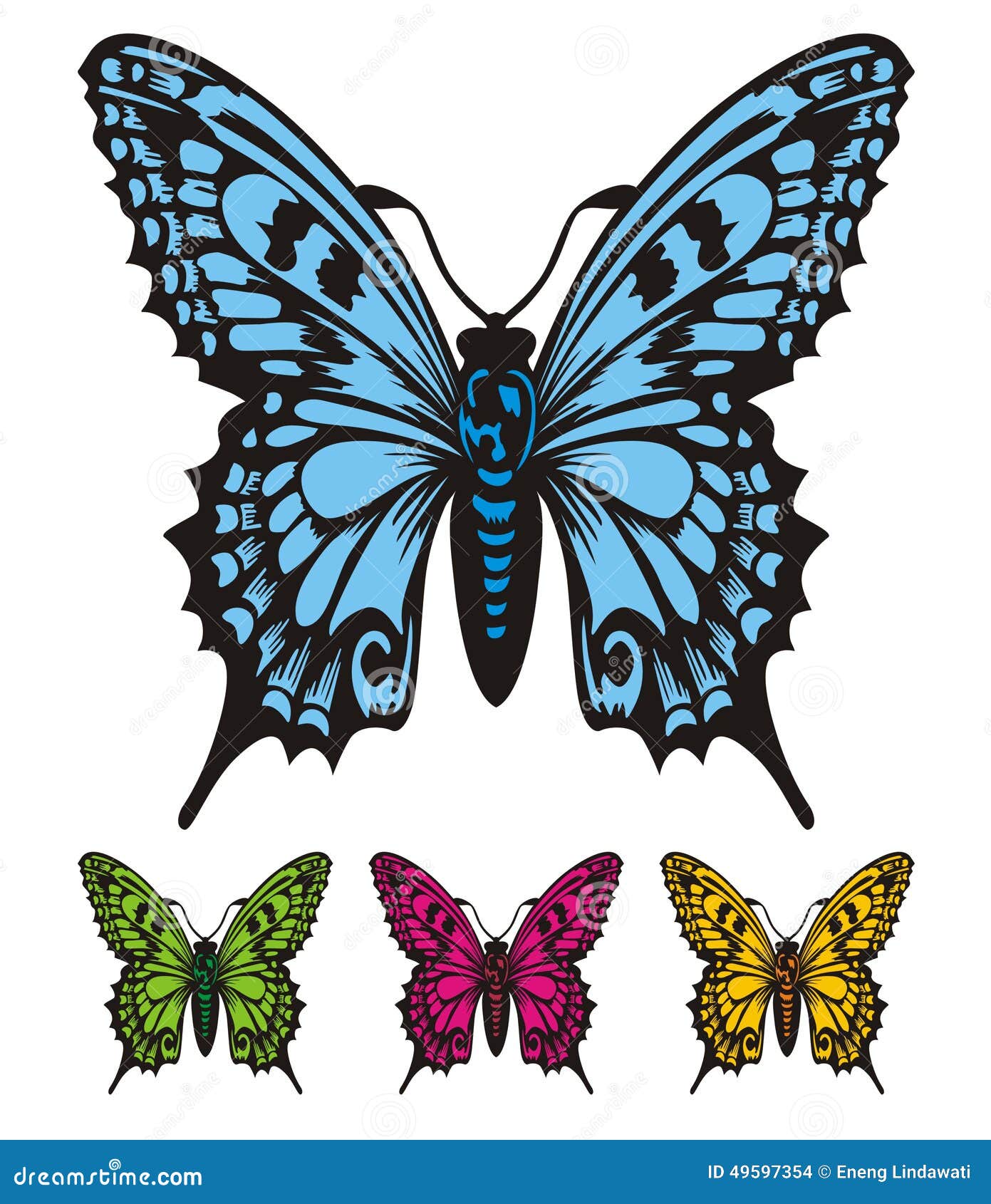 BUTTERFLY COOL stock illustration. Illustration of design - 49597354
