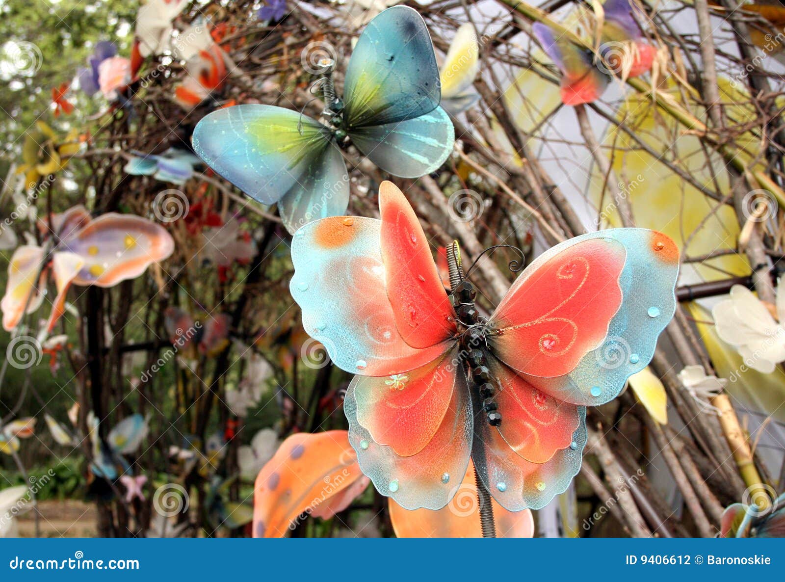 Butterfly Decor stock photo. Image of decoration, decorate - 9406612