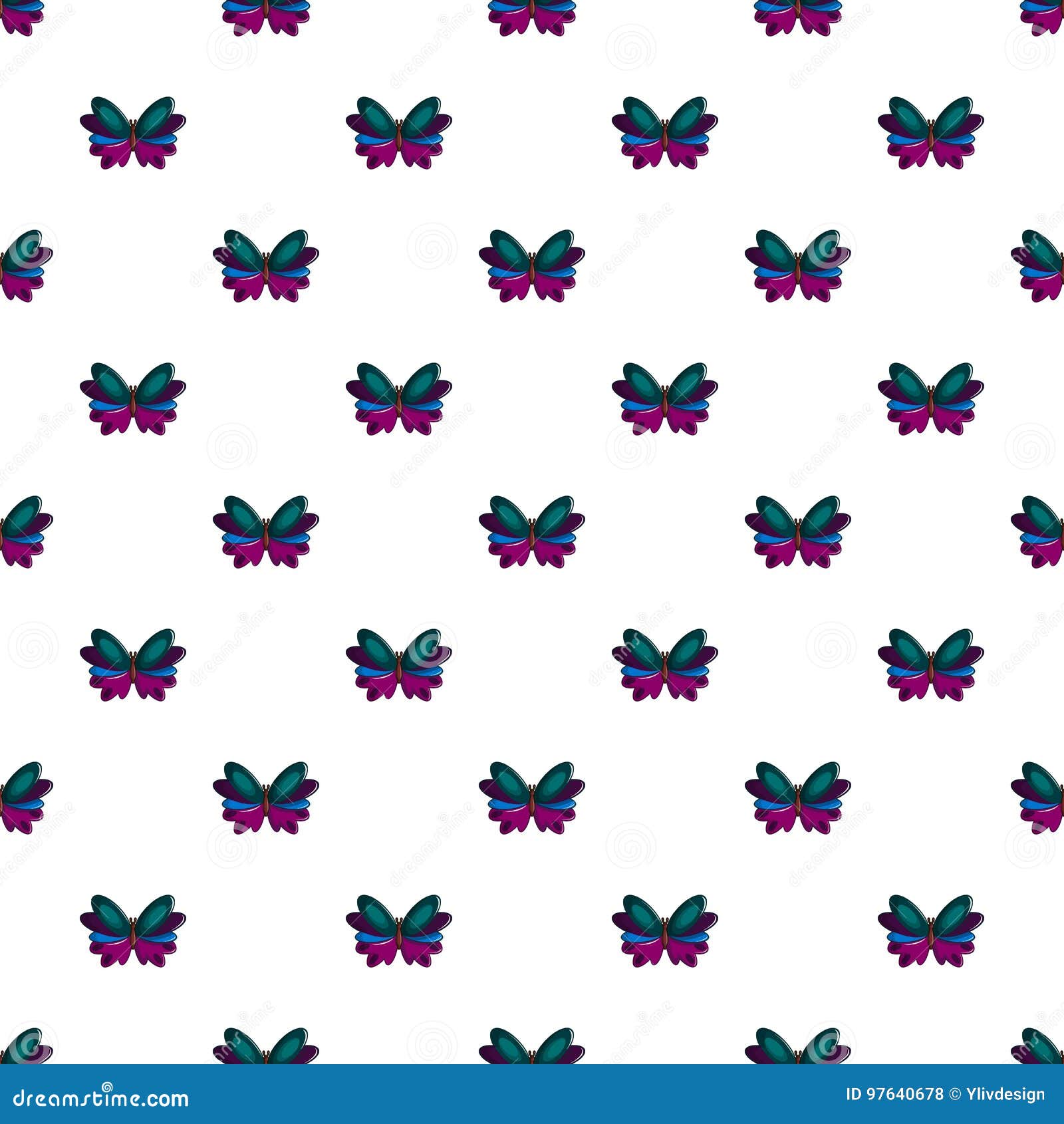 Butterfly Demophoon Pattern Seamless Stock Vector - Illustration of ...