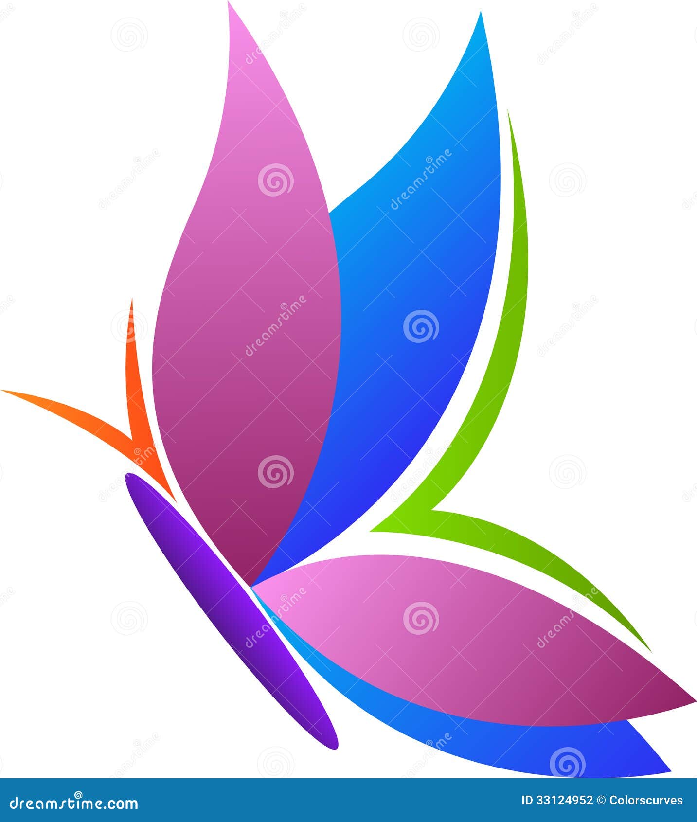 Butterfly design stock vector. Illustration of arthropods - 33124952