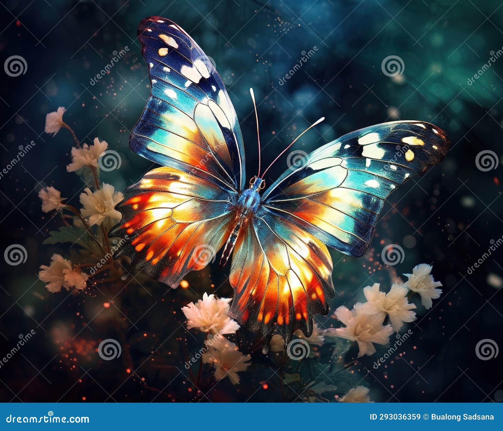 The Butterfly Digital Art Was Created by Generative Artificial ...