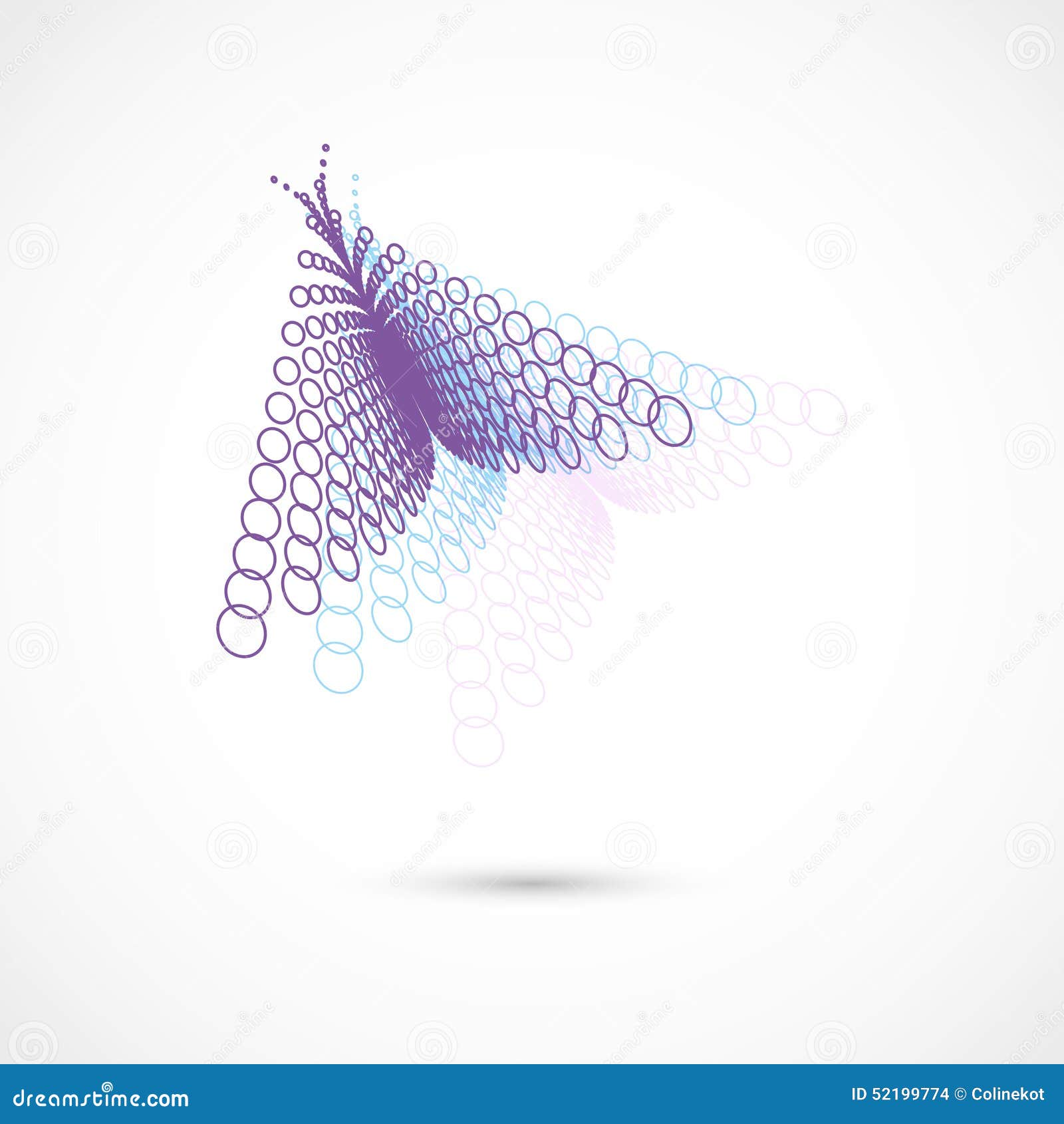 Butterfly effect stock vector. Illustration of holiday - 52199774