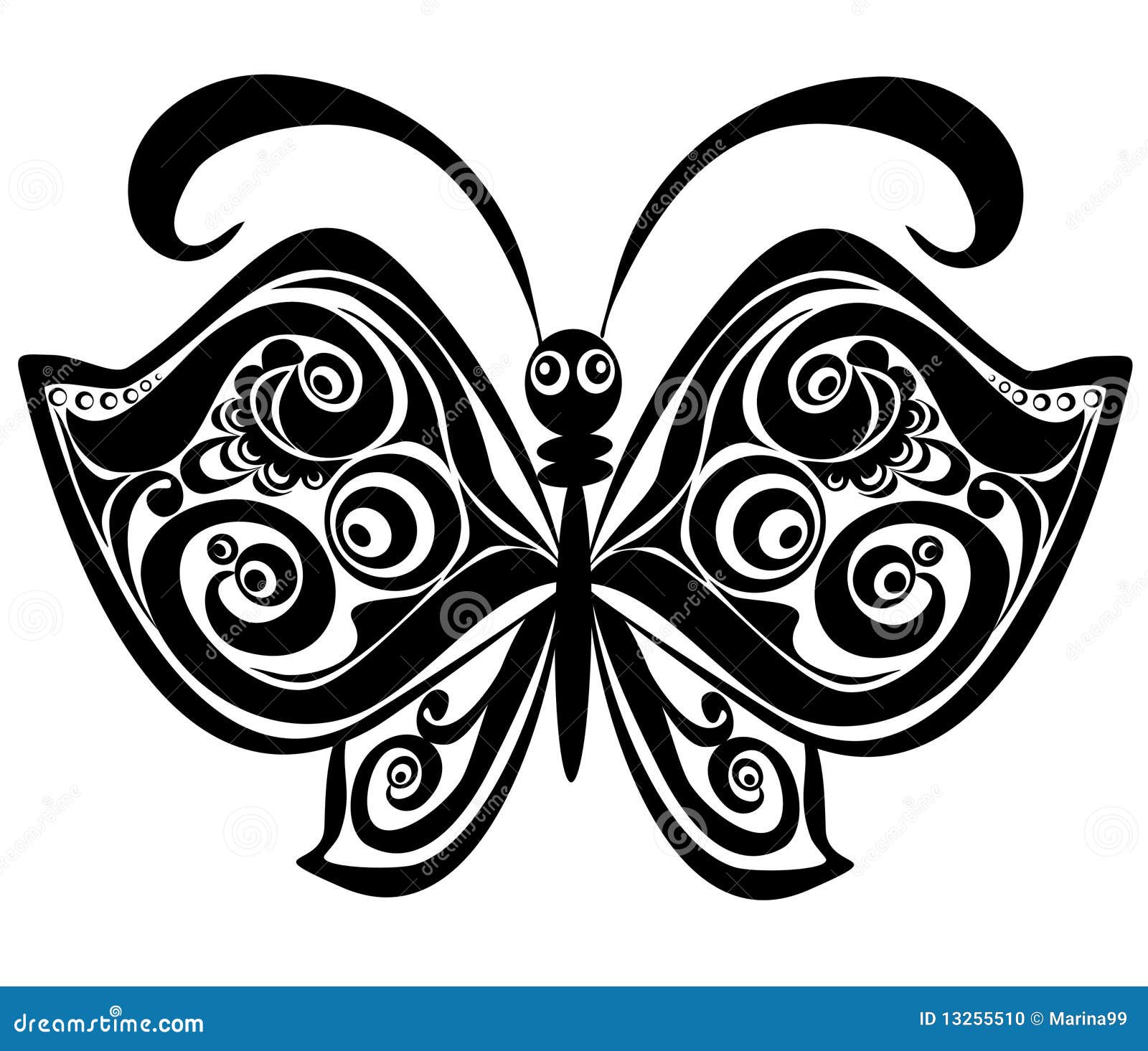 Butterfly, Element for Design, Vector Illustration Stock Vector ...