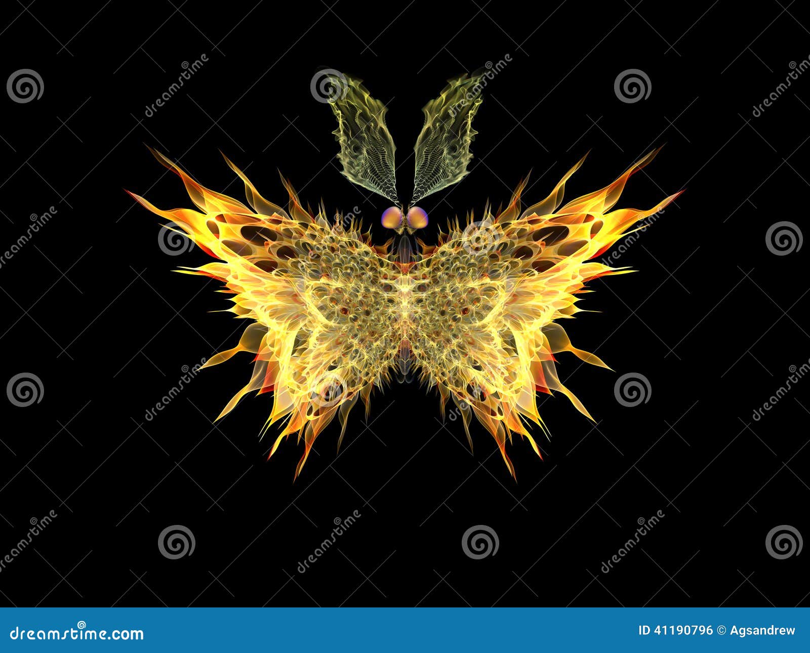Butterfly Elements stock illustration. Illustration of macro - 41190796
