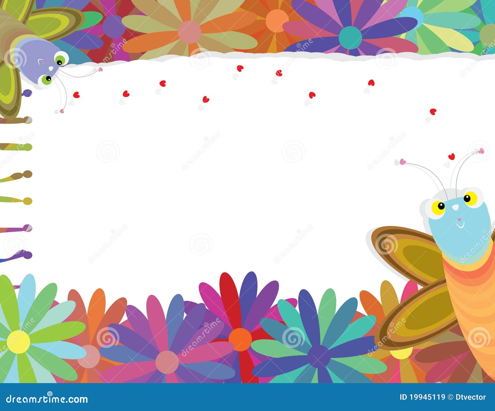 Flower Note Cartoon Vector | CartoonDealer.com #4317315