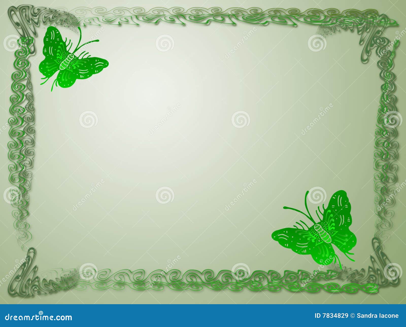 Butterfly frame stock illustration. Illustration of decorative - 7834829