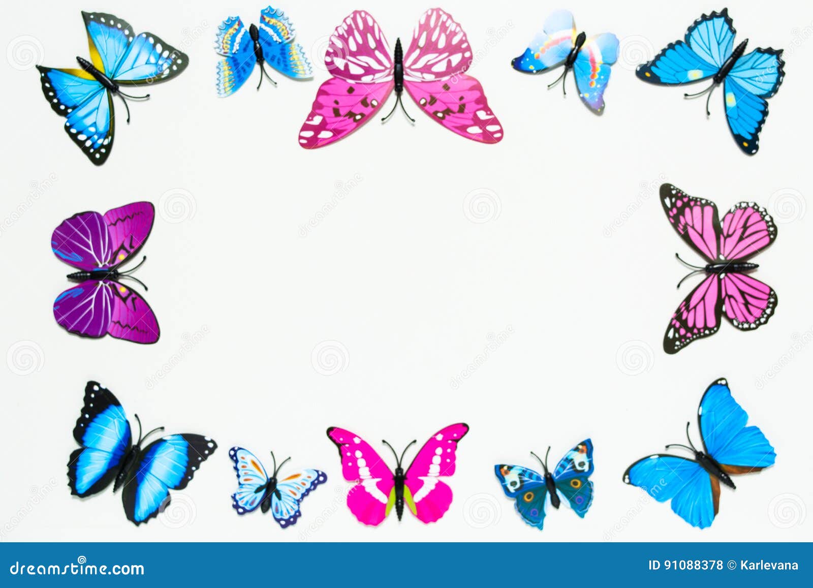 Pink Butterfly Frame Stock Images - Download 704 Photos