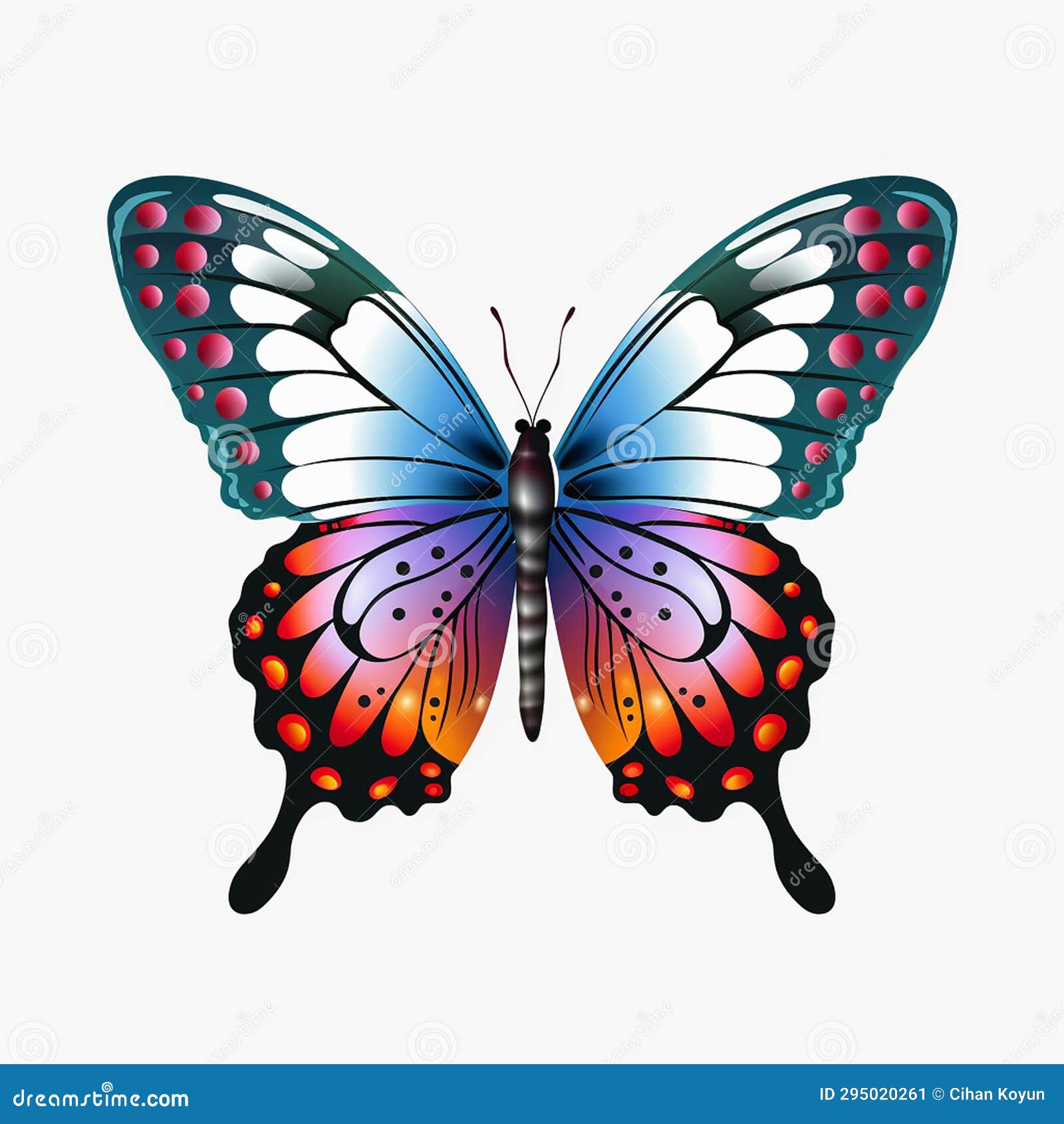 Butterfly freedom stock illustration. Illustration of spring - 295020261