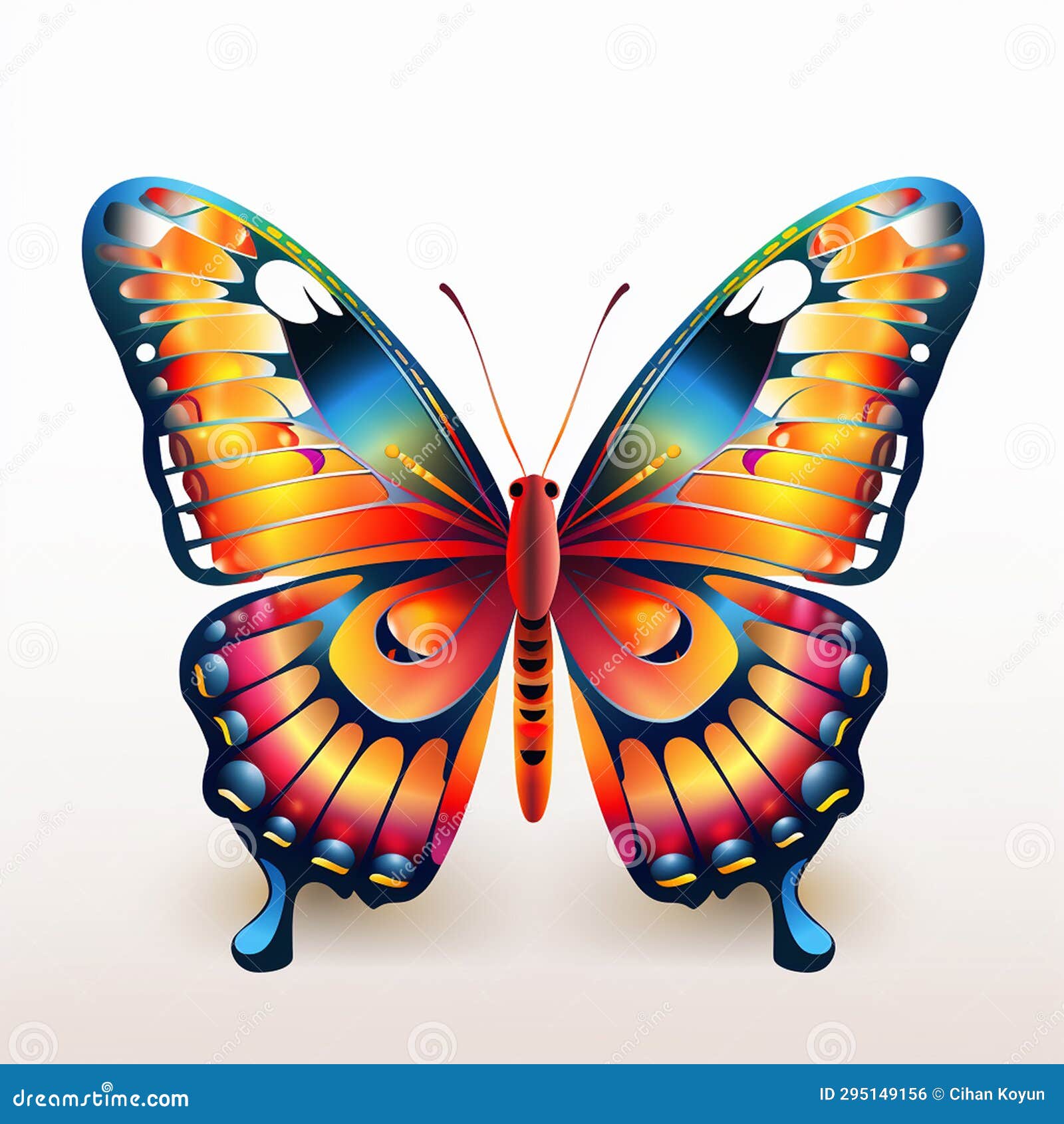 Butterfly freedom stock illustration. Illustration of celebration ...