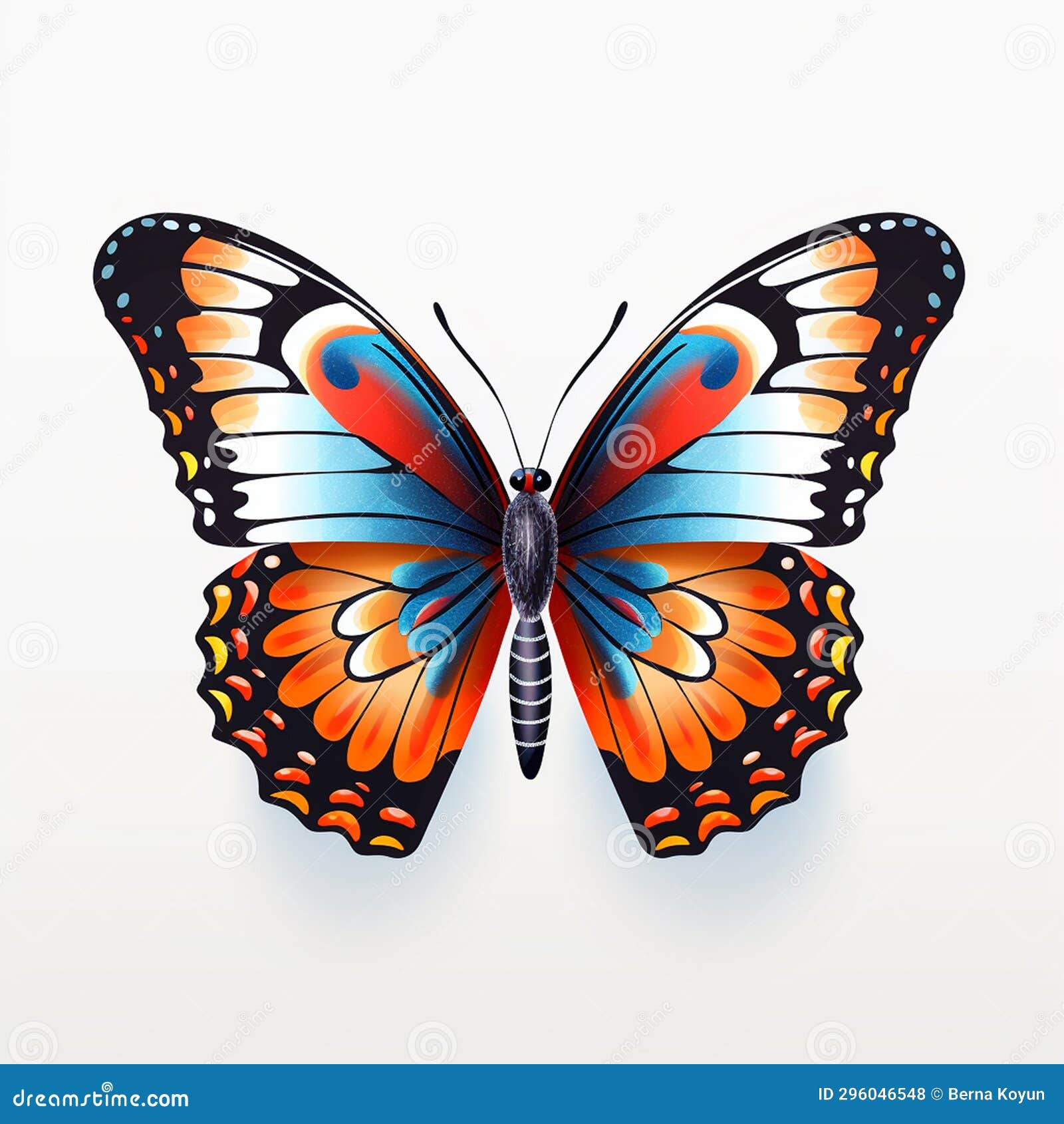 Butterfly freedom stock illustration. Illustration of wallpaper - 296046548
