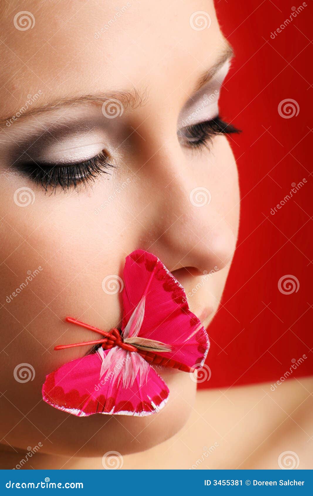 Butterfly girl stock image. Image of nature, conceptual - 3455381
