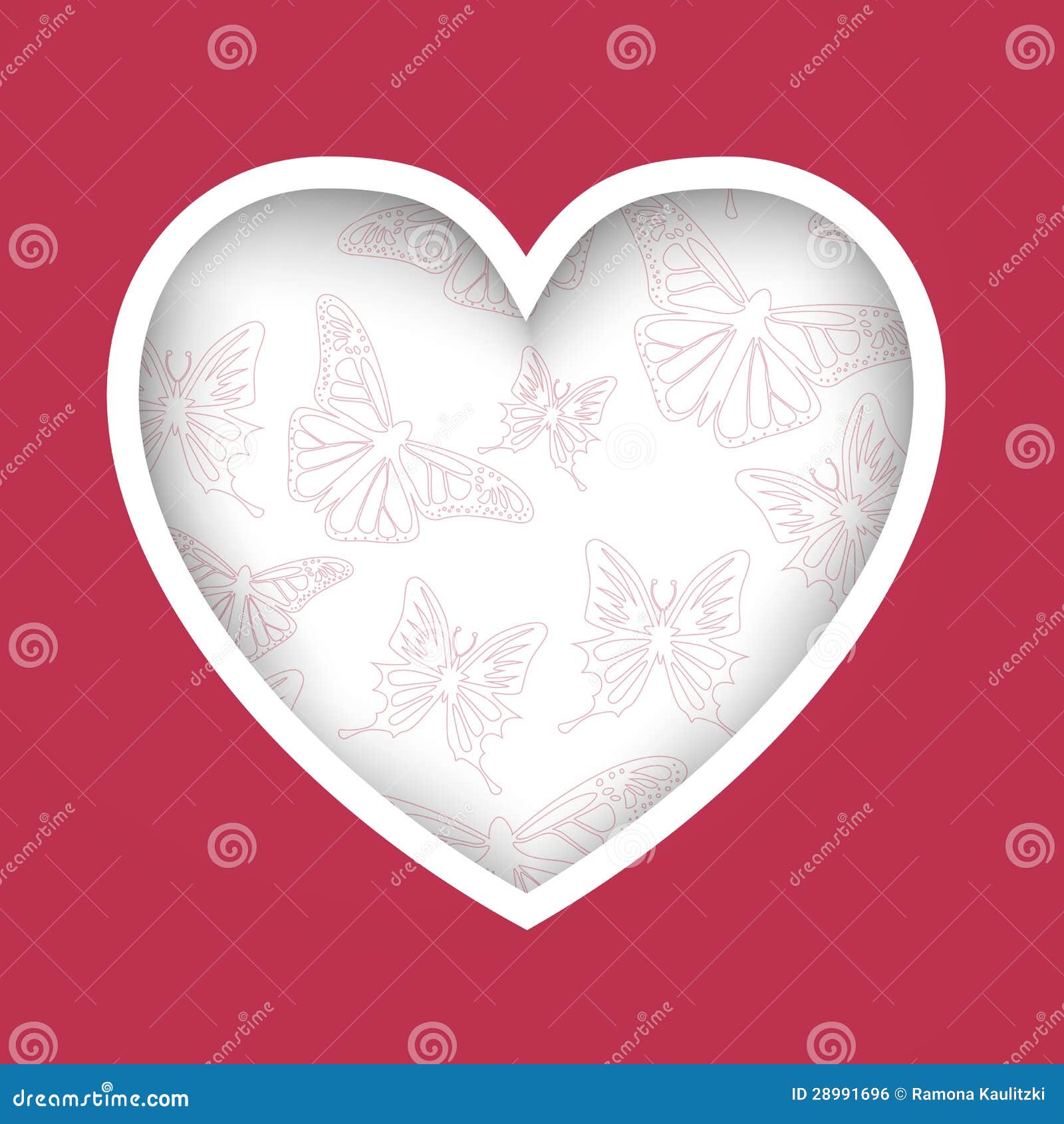 Butterfly heart stock illustration. Illustration of love - 28991696