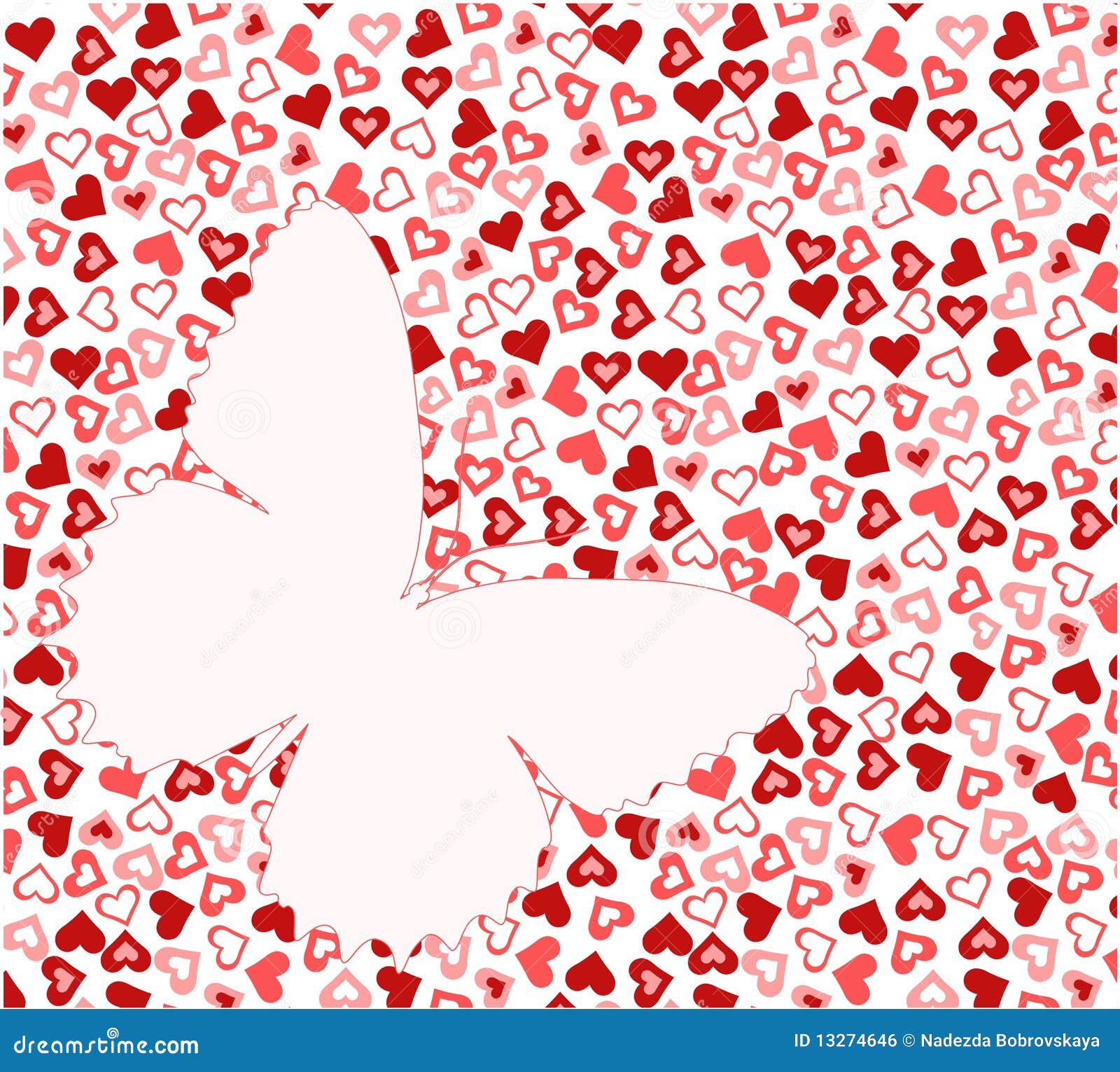 Heart Texture Seamless Pattern Vector Illustration | CartoonDealer.com ...