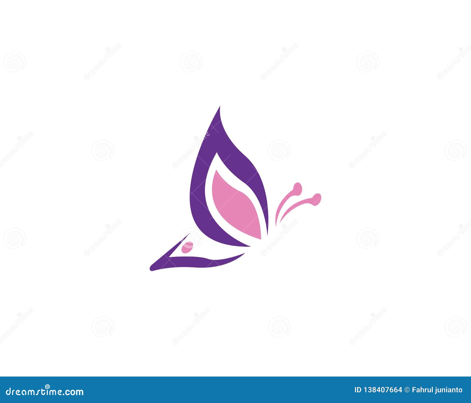 Butterfly Icon and Symbol Template Stock Vector - Illustration of ...