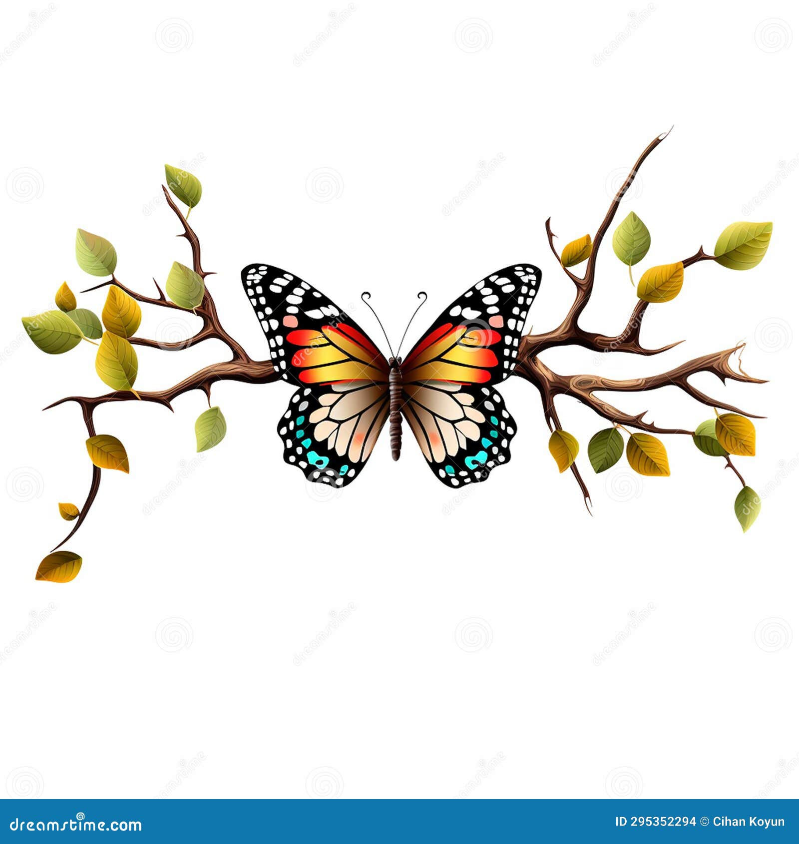 Butterfly inspiration stock illustration. Illustration of wallpaper ...