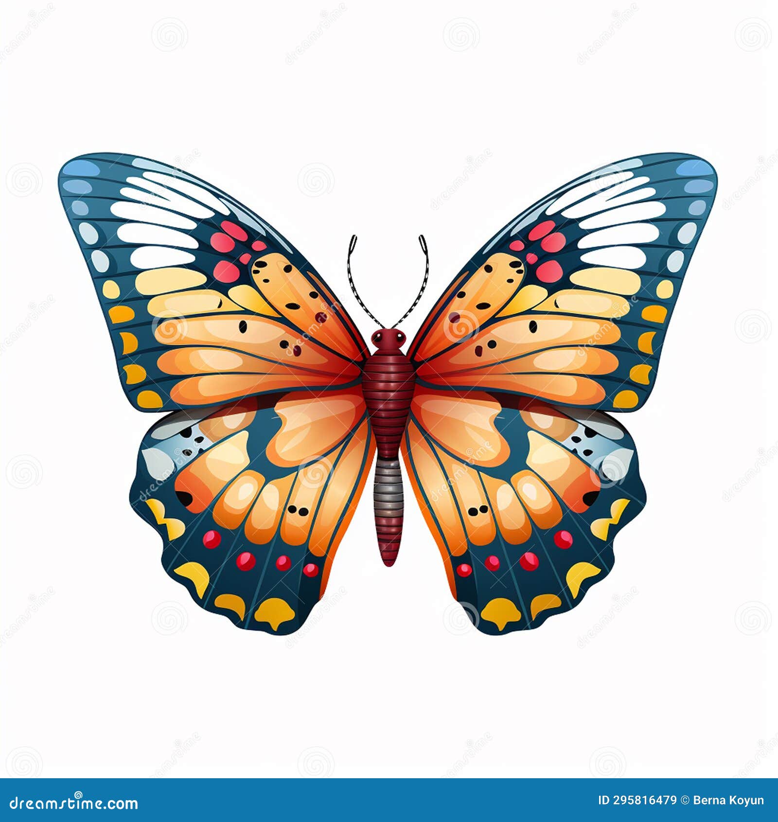 Butterfly inspiration stock illustration. Illustration of animal ...