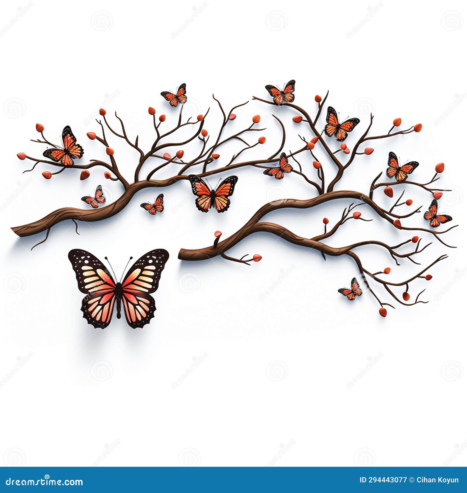 Butterfly Inspiration a Source of Motivation and Creativity Stock ...