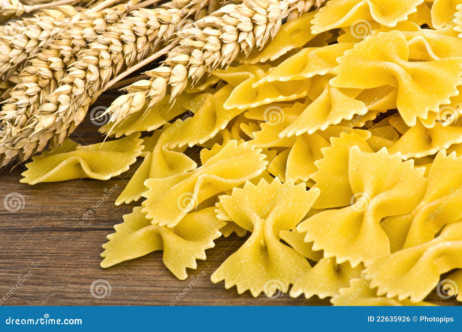 Butterfly italian pasta stock photo. Image of butterfly - 22635926
