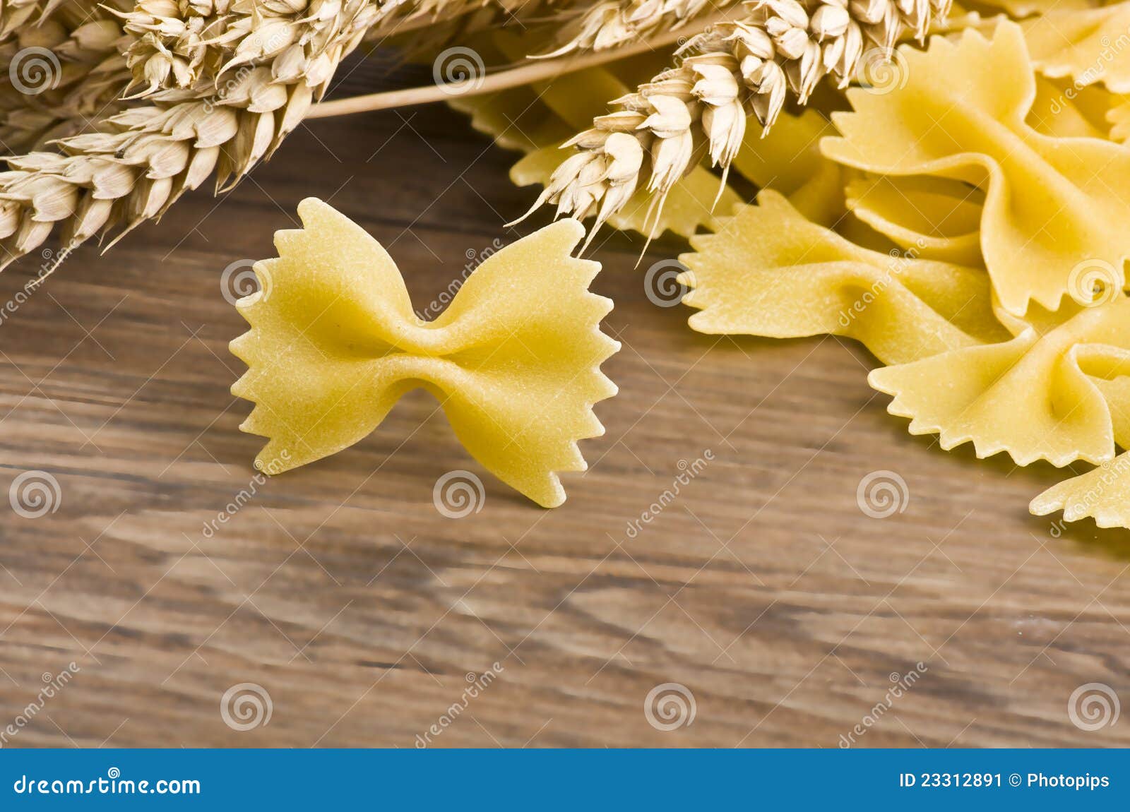 Butterfly italian pasta stock image. Image of macaroni - 23312891