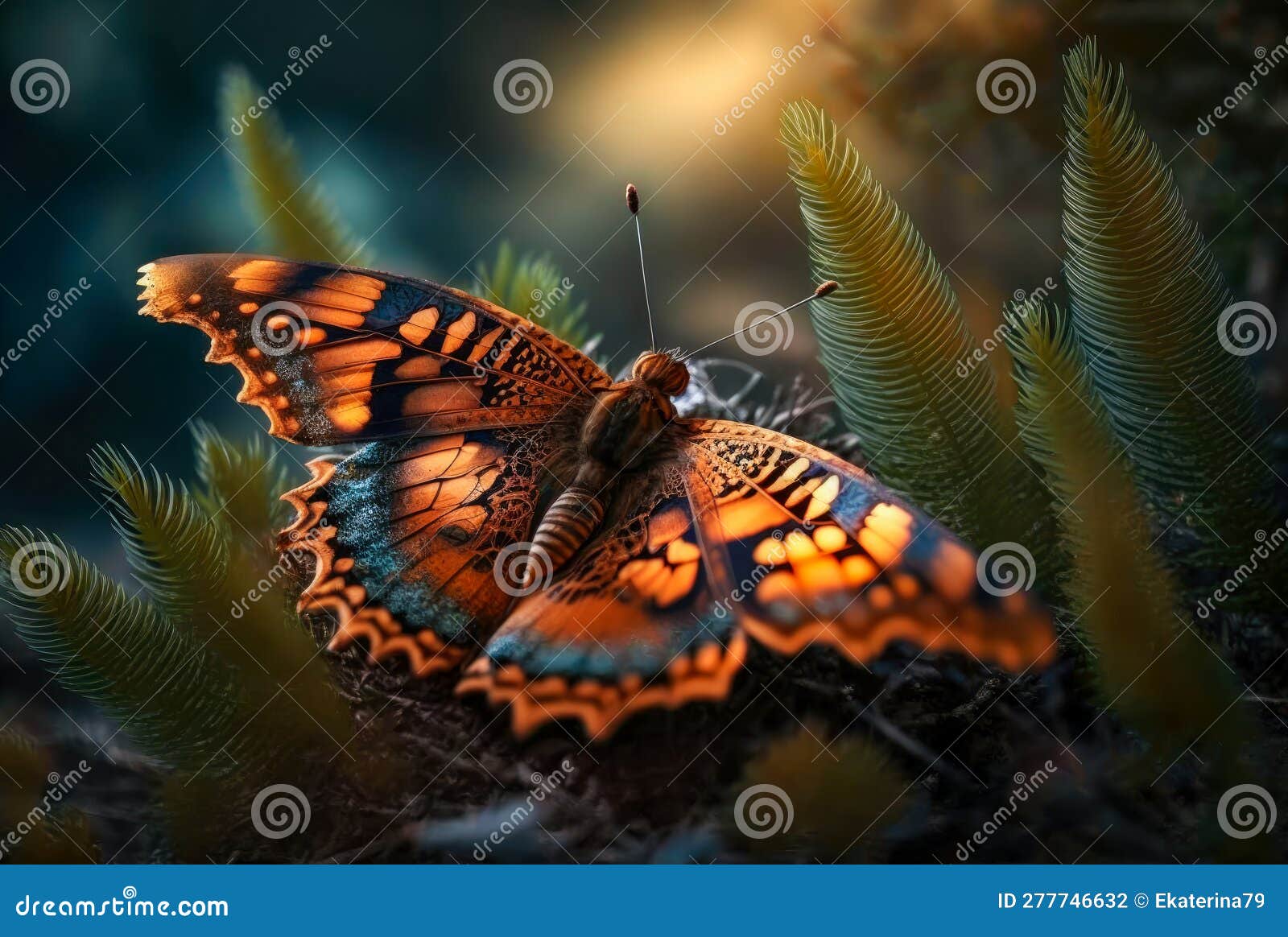 A Butterfly Landing On The Nose Of A Curious Dog, Coloring Page For ...
