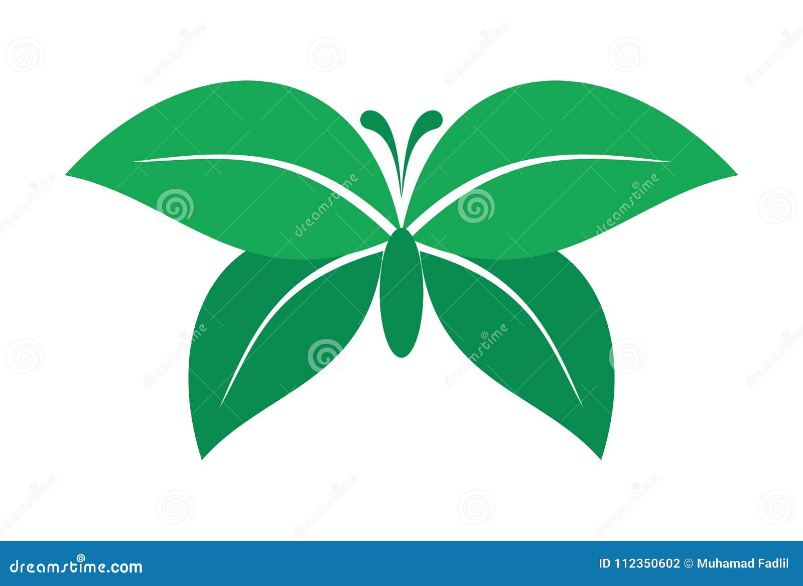 Butterfly Leaves Logo Dsign Stock Vector - Illustration of creative ...