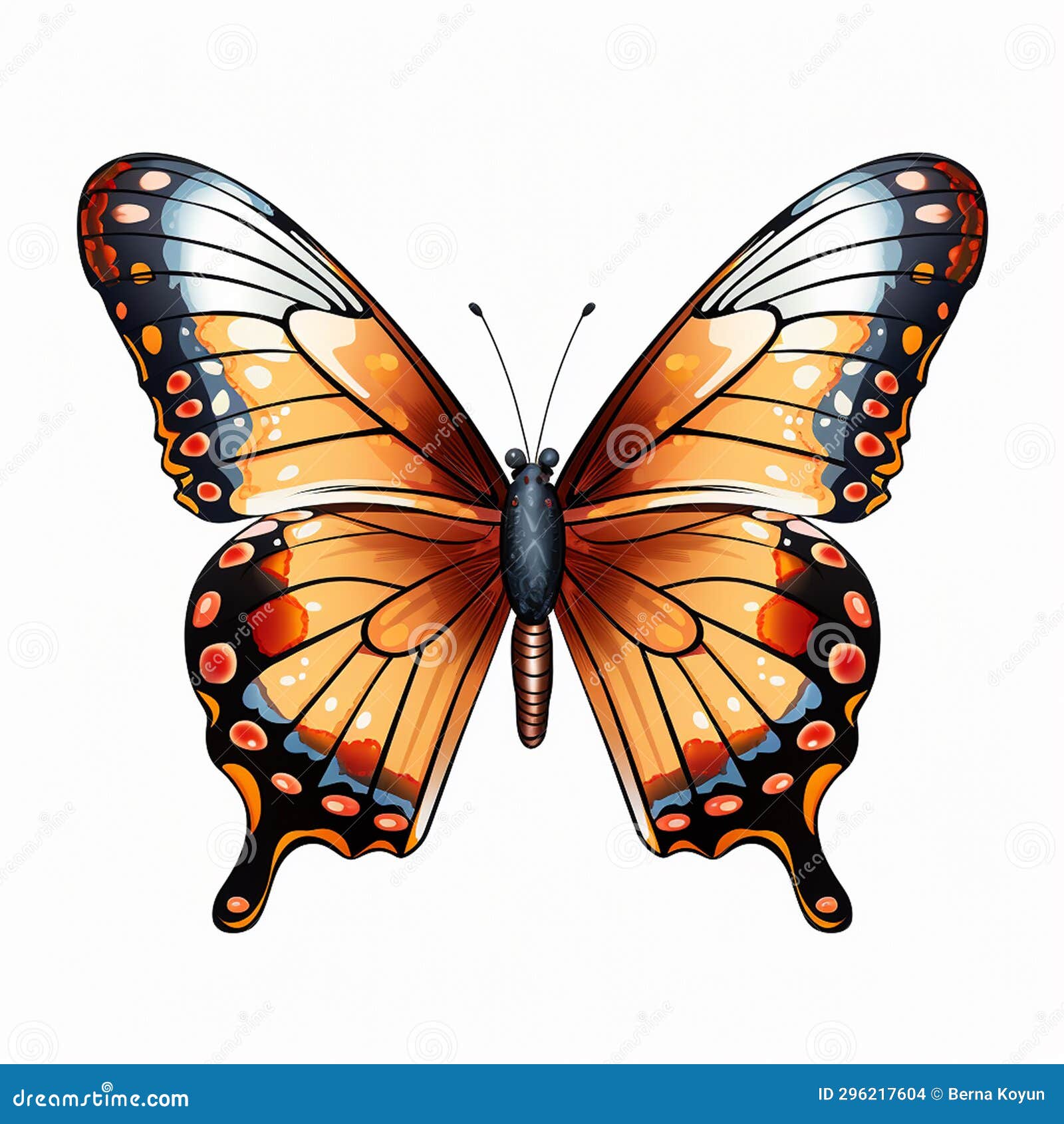 Butterfly legend stock illustration. Illustration of fritillary - 296217604