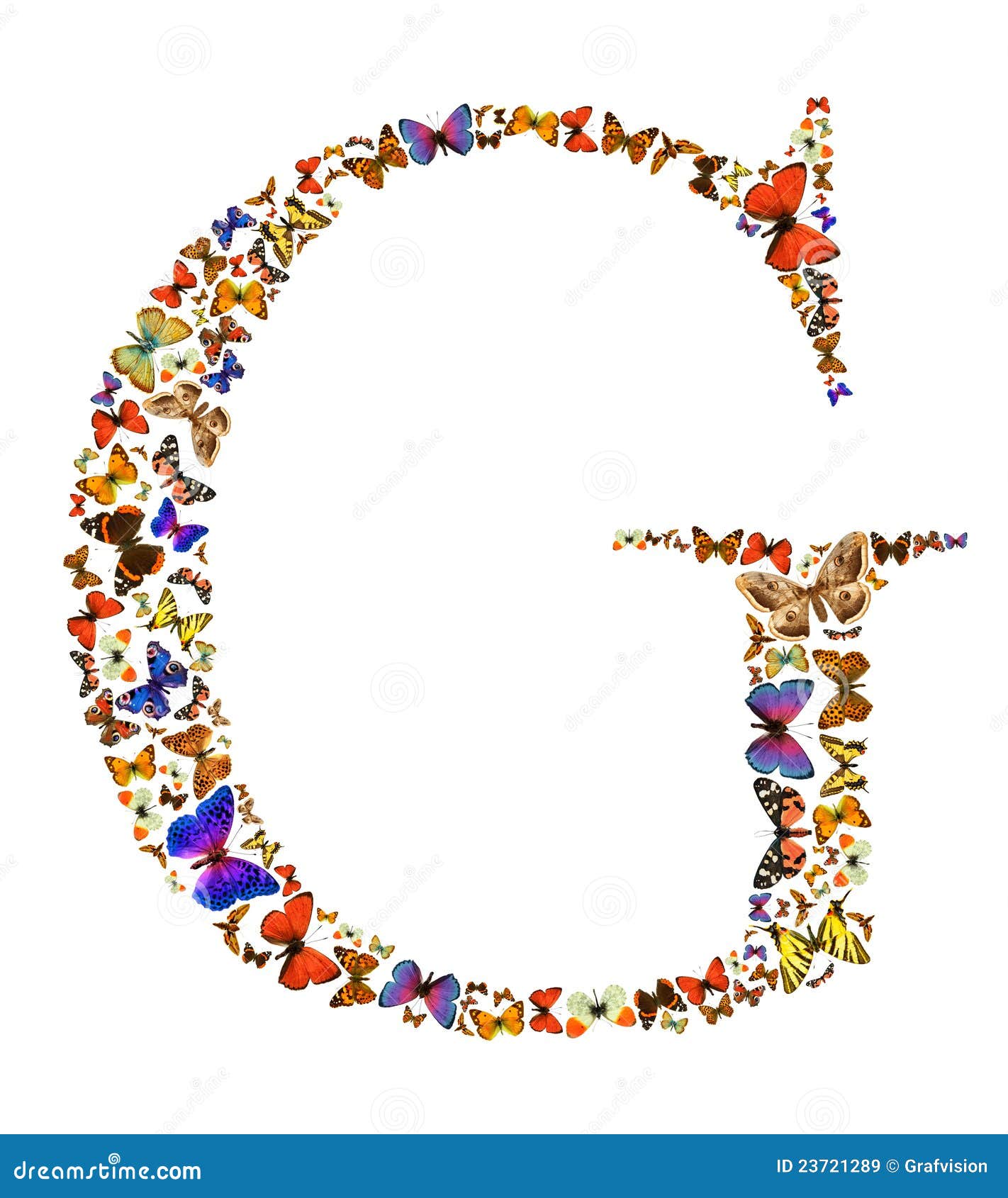 Butterfly Letter Royalty Free Stock Images - Image: 23721289