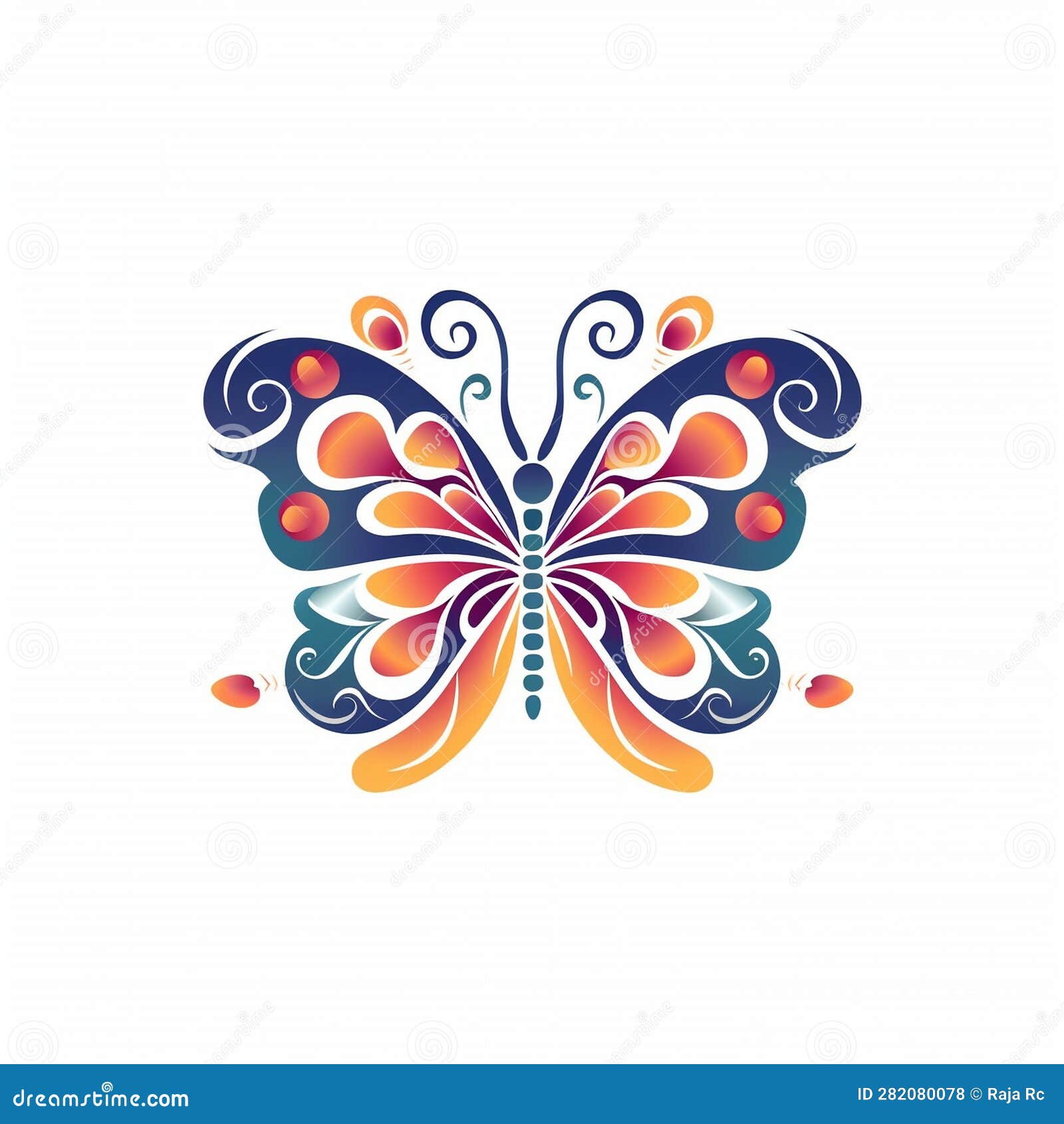 Butterfly logo stock illustration. Illustration of branding - 282080078