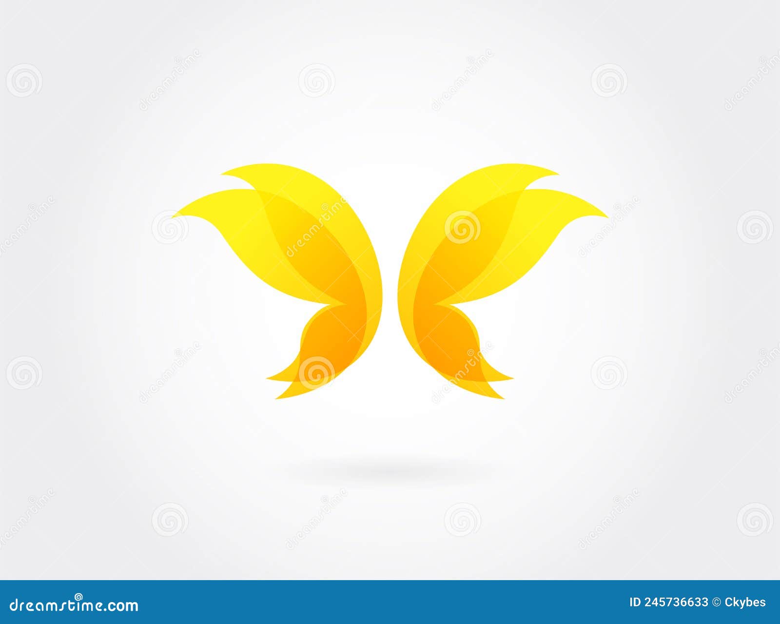 Butterfly Logo Design Template. Branding Element with Modern Effect ...