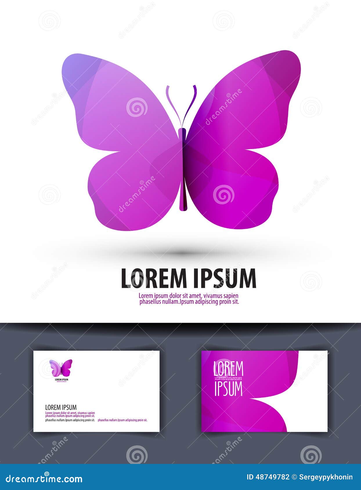 Butterfly. Logo, Sign, Icon, Emblem, Template, Stock Vector ...