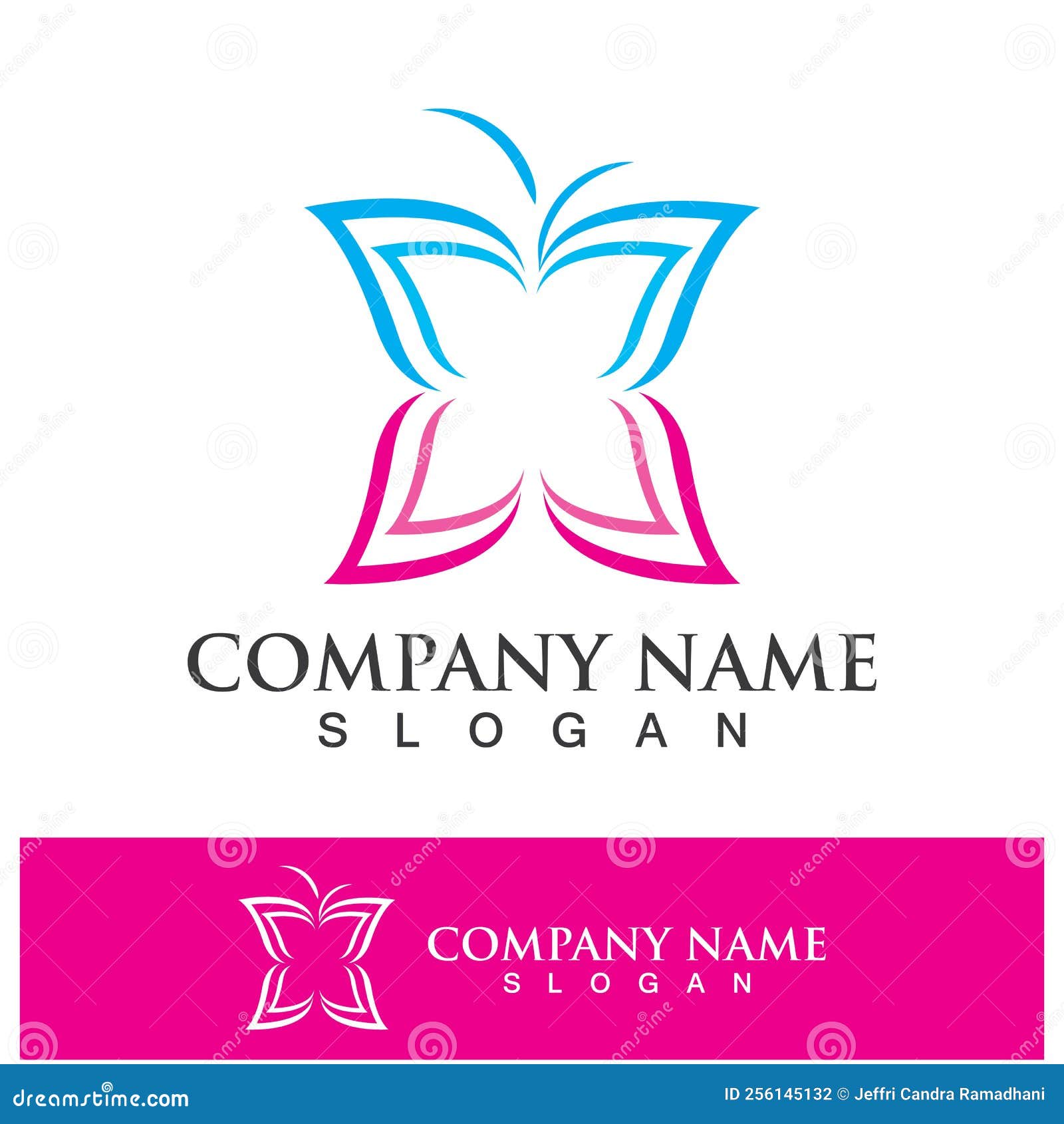Butterfly Logo Template Icon Design Stock Vector - Illustration of ...