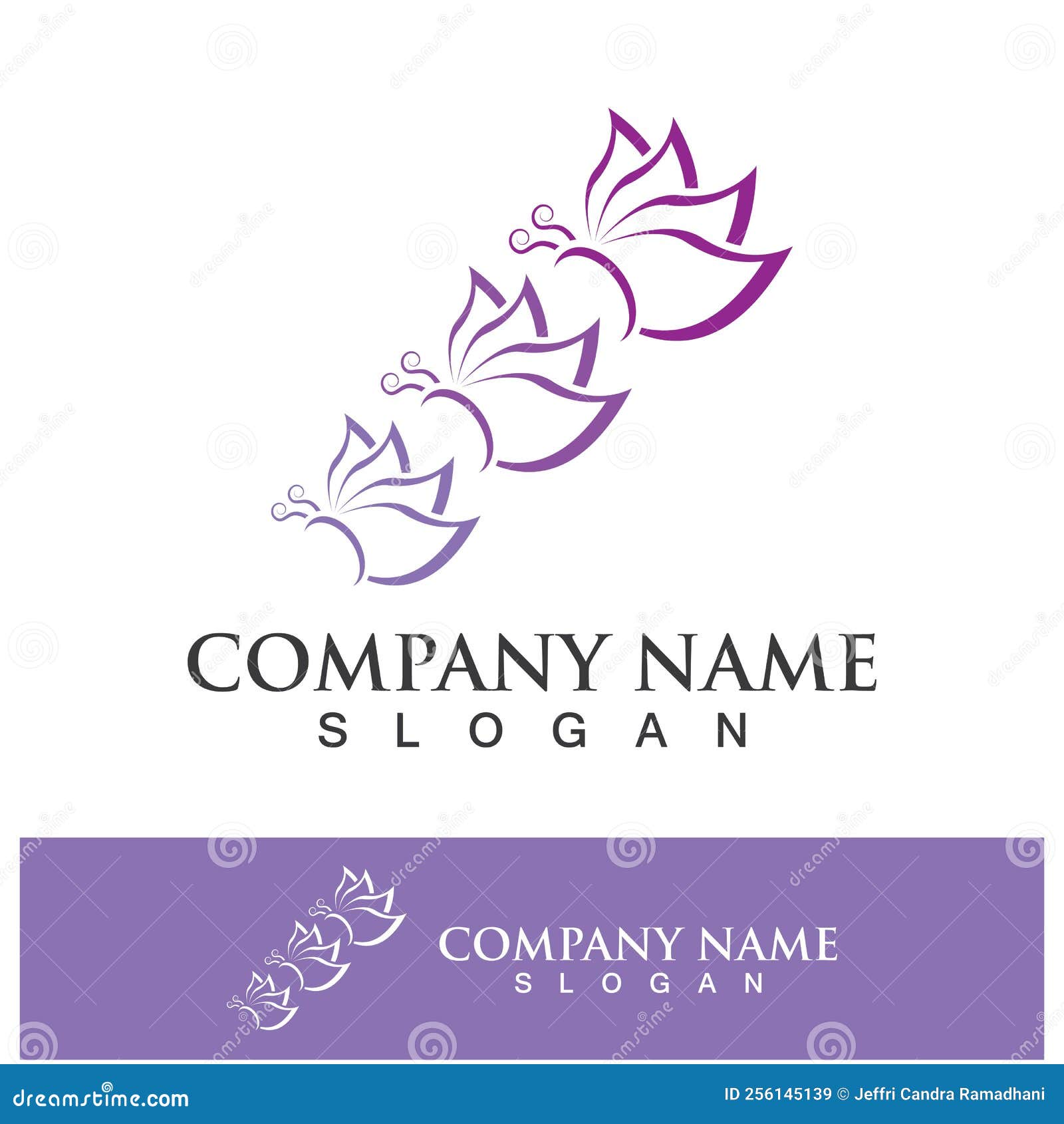Butterfly Logo Template Icon Design Stock Vector - Illustration of ...