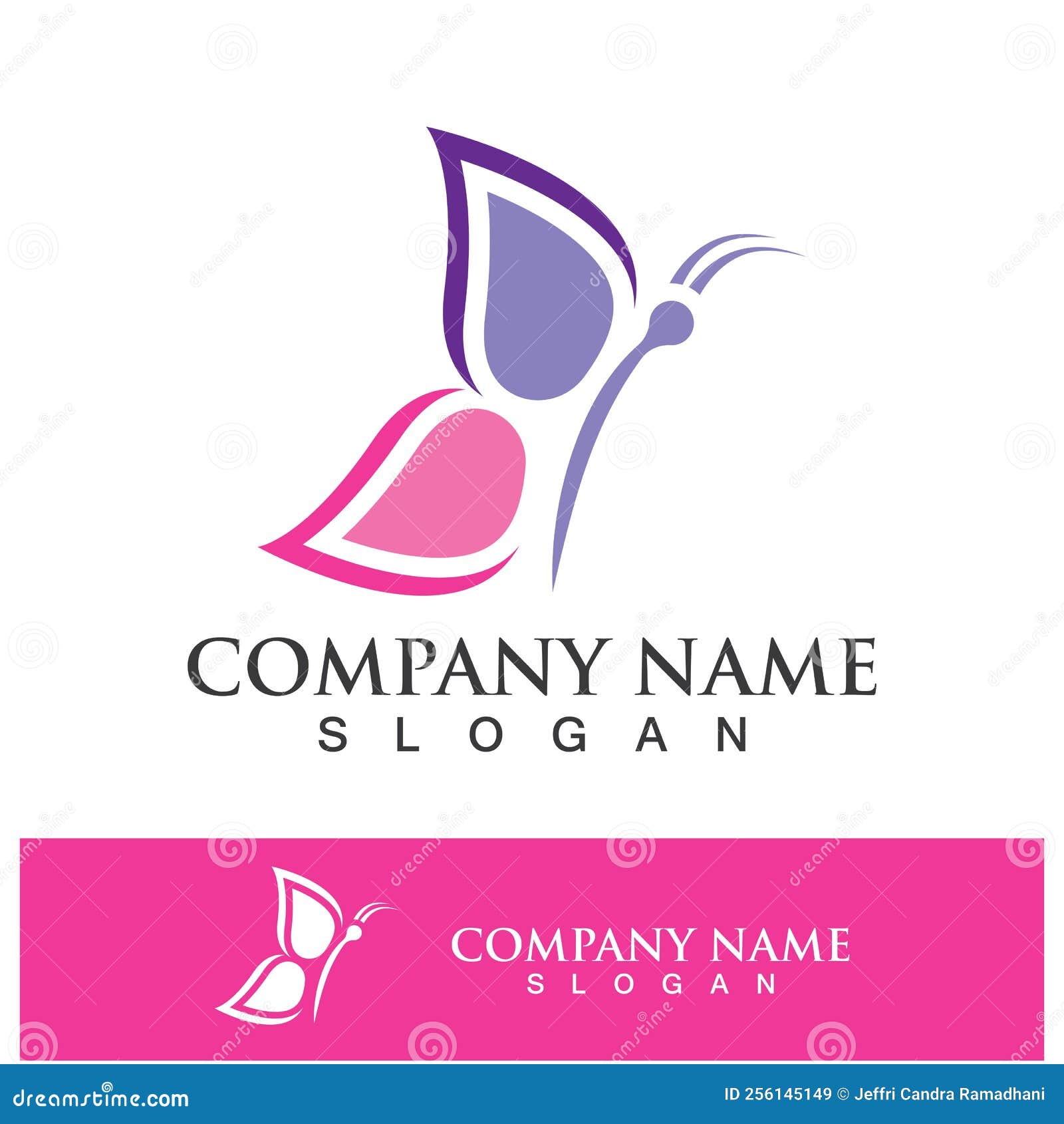 Butterfly Logo Template Icon Design Stock Vector - Illustration of ...