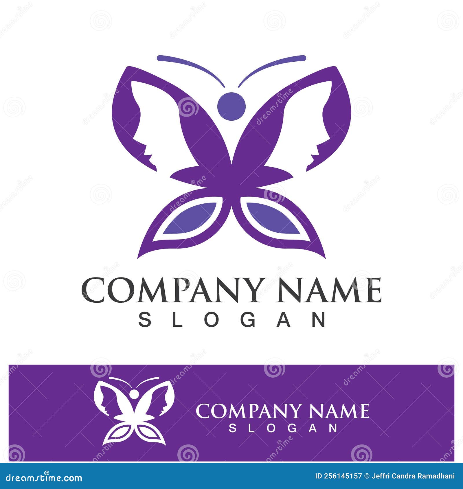 Butterfly Logo Template Icon Design Stock Vector - Illustration of ...