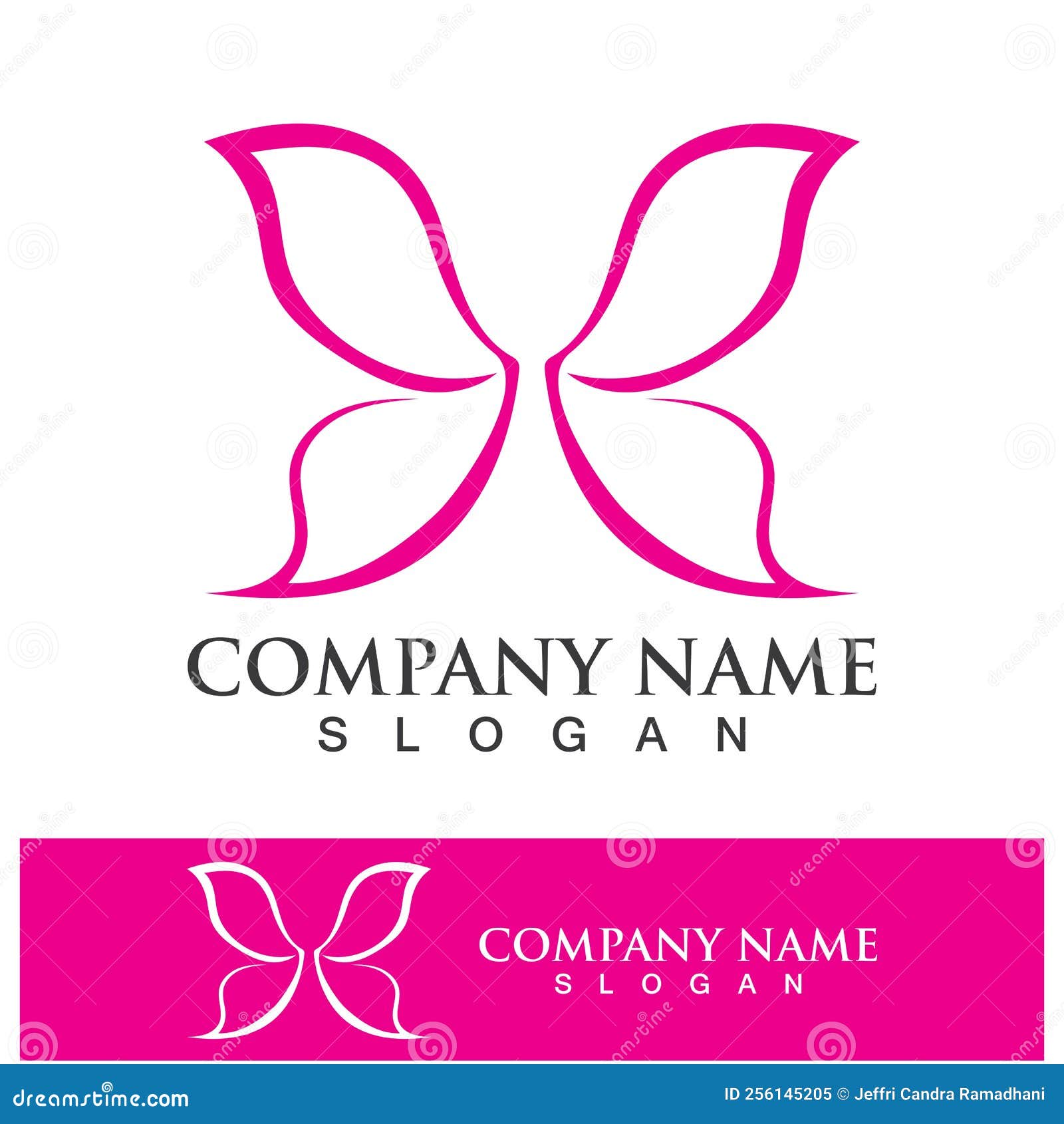Butterfly Logo Template Icon Design Stock Vector - Illustration of ...