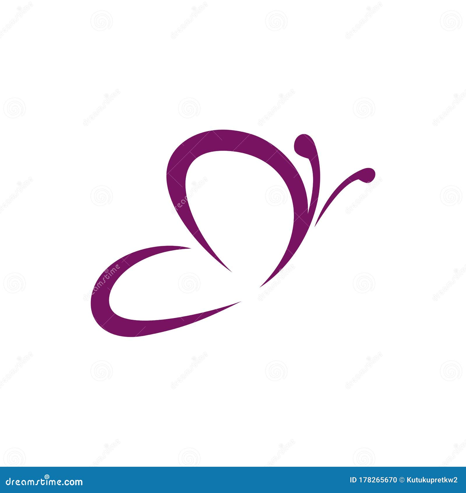 Butterfly Illustration. Vector Tattoo Butterfly. Symbol Of Soul ...